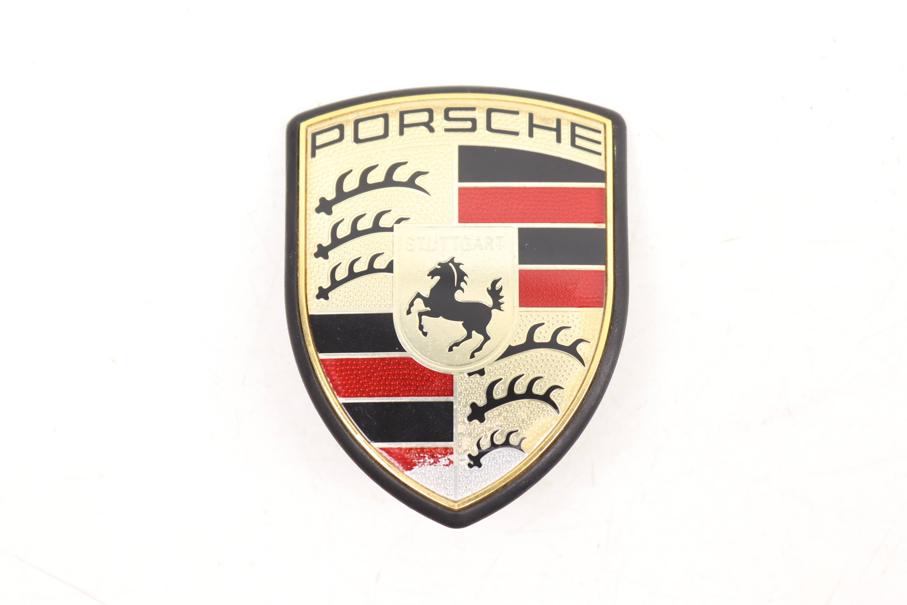 HOOD EMBLEM / BADGE / CREST - PORSCHE 911 BOXSTER CAYENNE CAYMAN