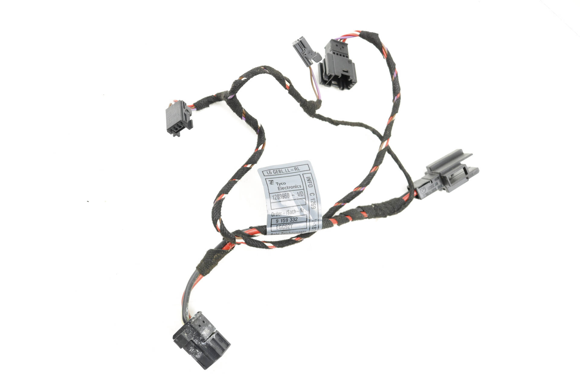 BMW Blower Motor / Fan Wiring Harness 64119159332
