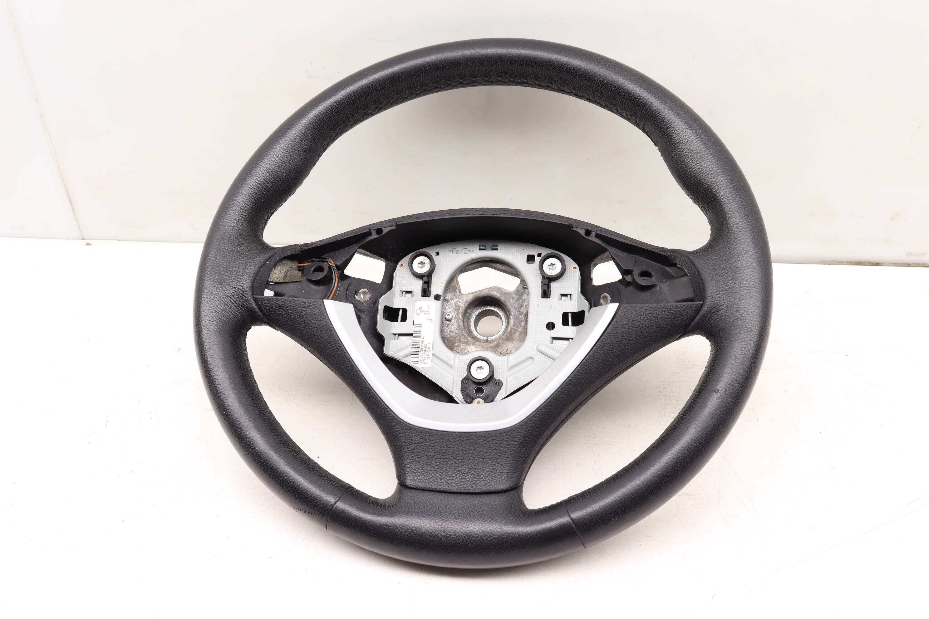 BMW 3-Spoke Leather Sport Steering Wheel (Heated) 32306784729