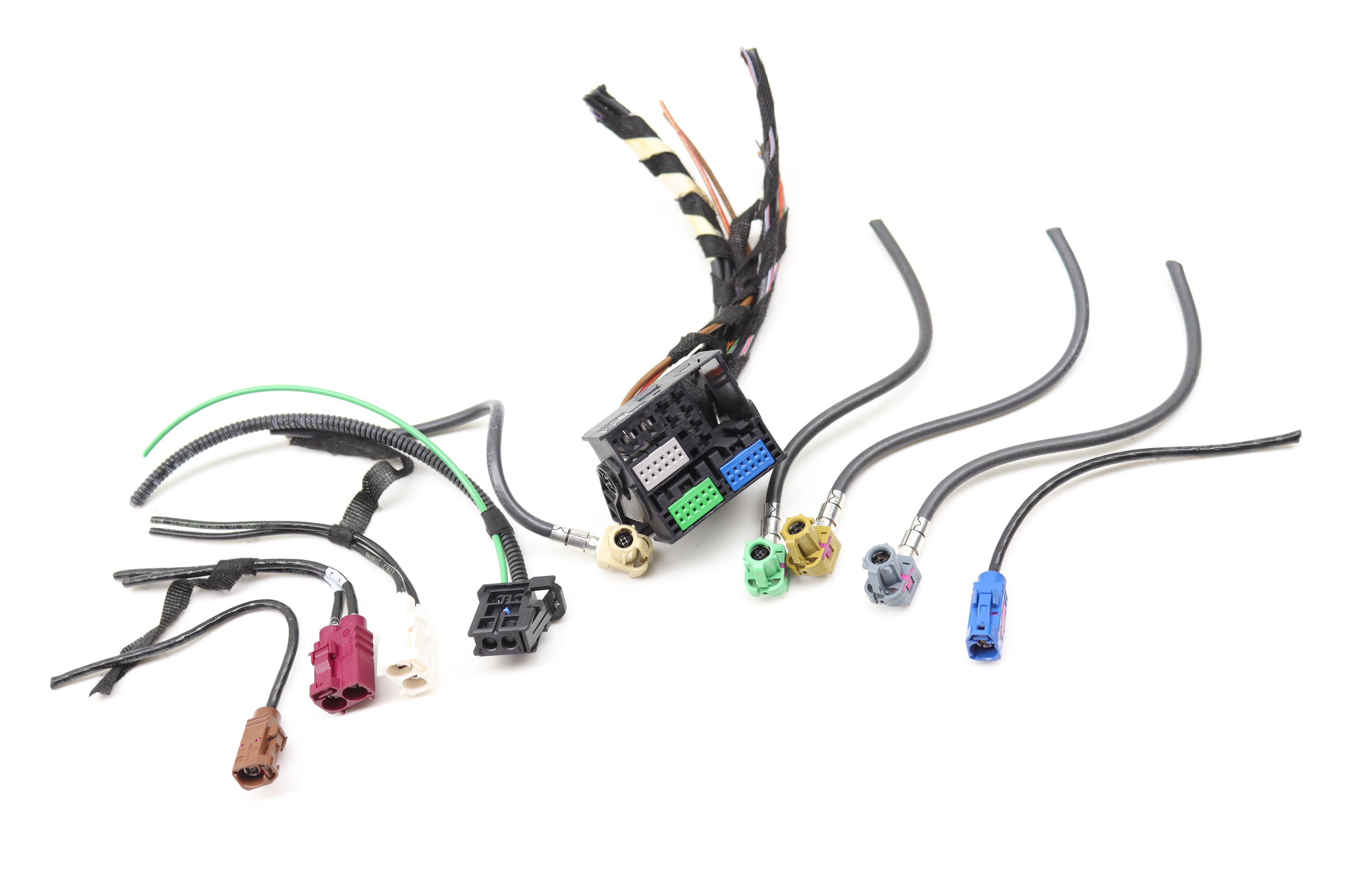 Audi Mmi / Multimedia Control Unit Wiring Connector / Pigtail Set