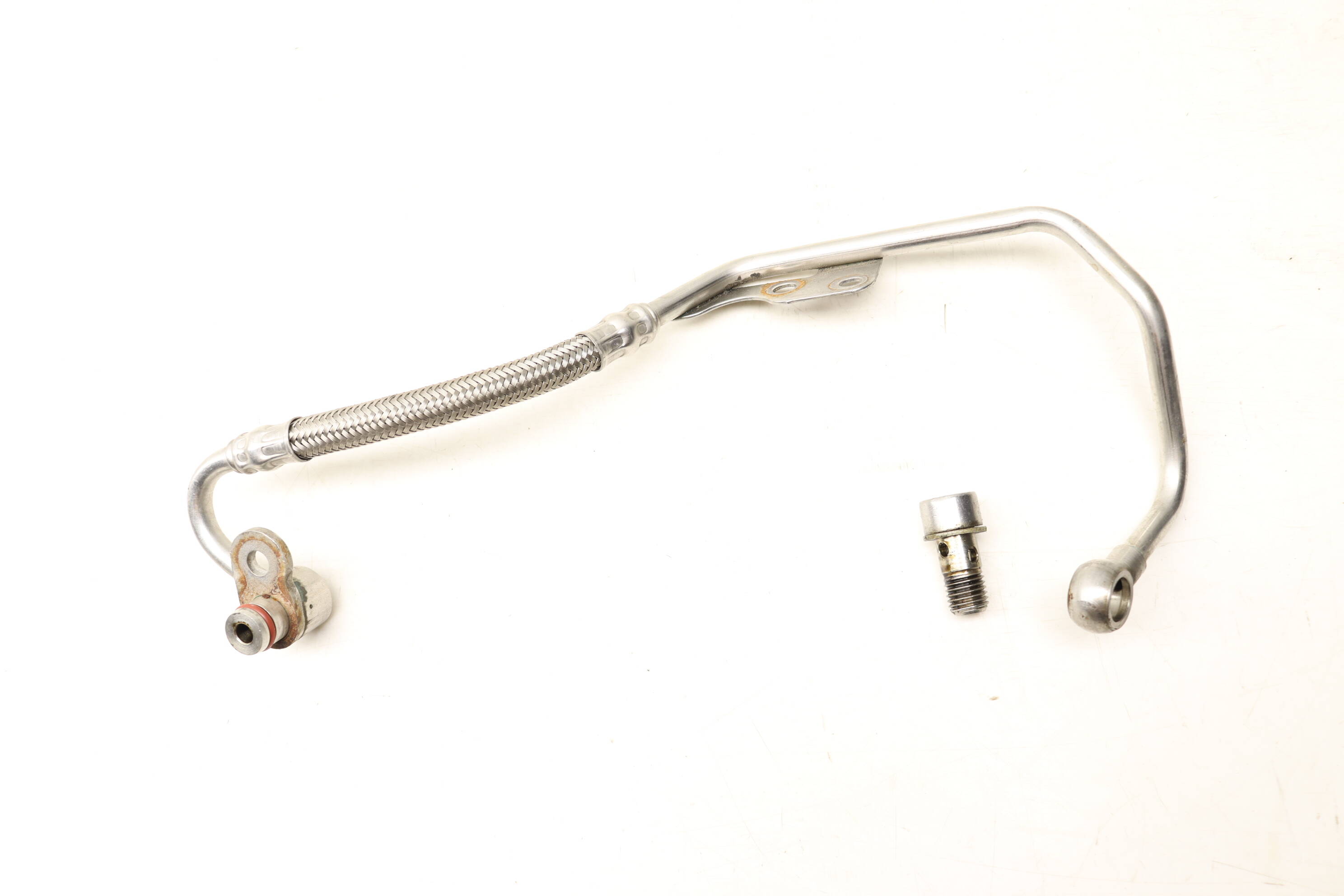 Audi Turbo Oil Supply Feed Line / Pipe 06H145778B