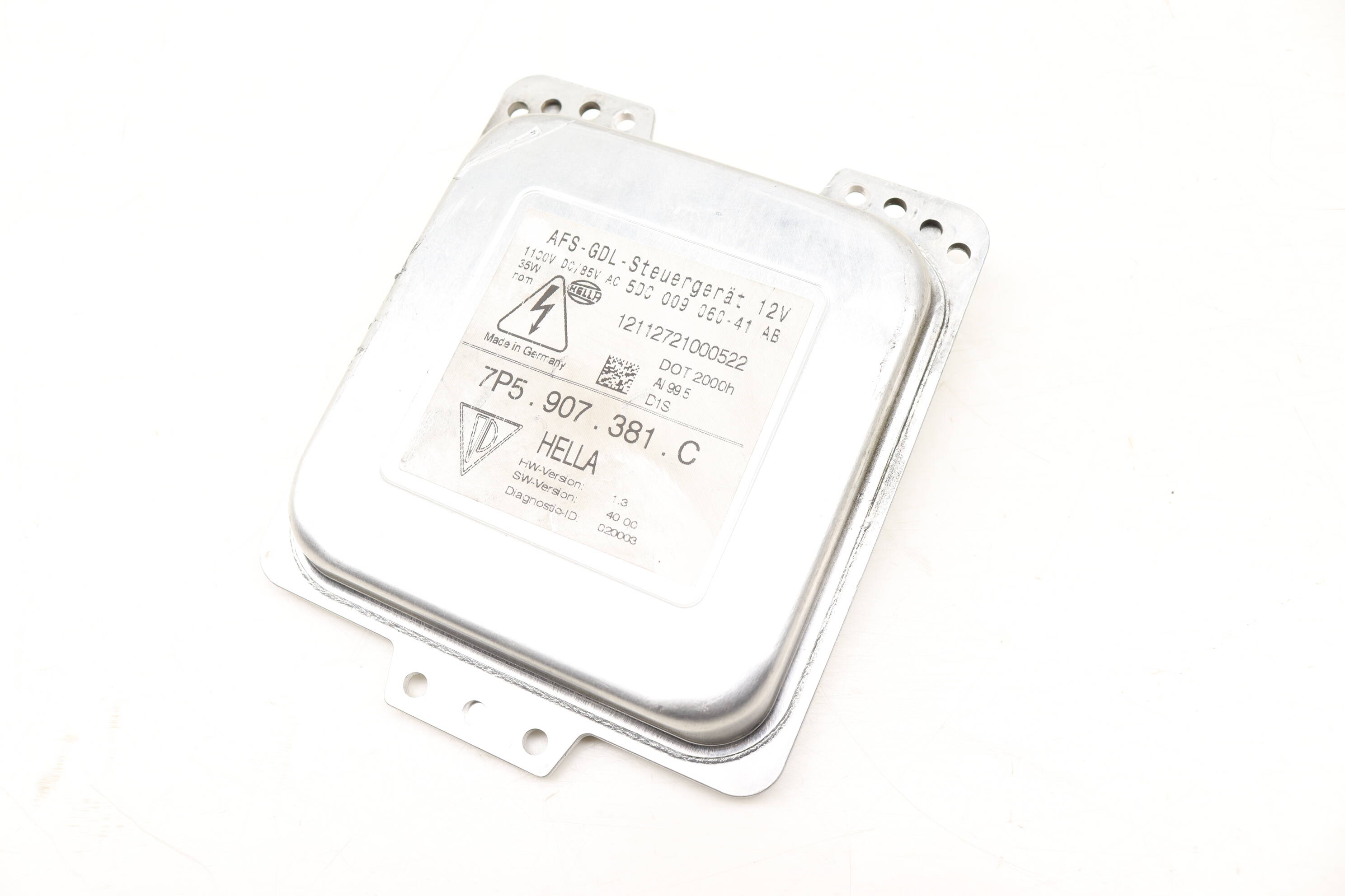 HEADLIGHT / HEADLAMP CONTROL MODULE - PORSCHE CAYENNE - 7P5907381C