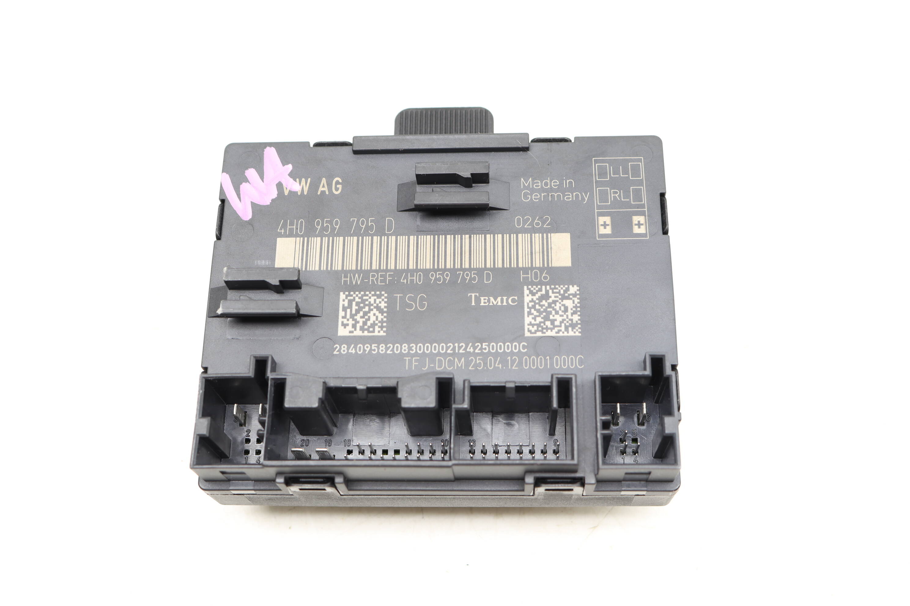 Audi Rear Door / Window Control Module 4H0959795D