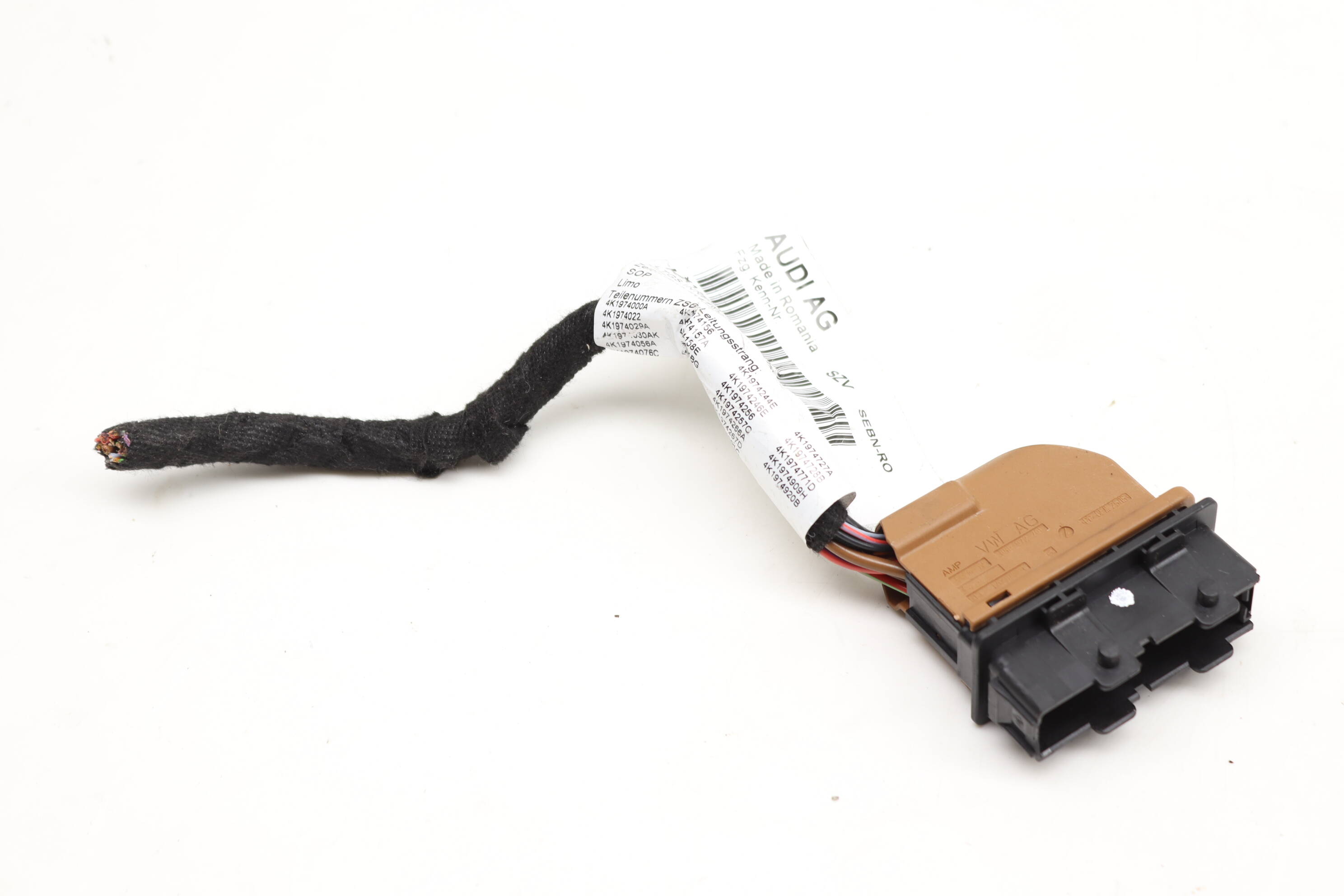 Audi Door Wiring Harness Connector / Pigtail 8R0972701