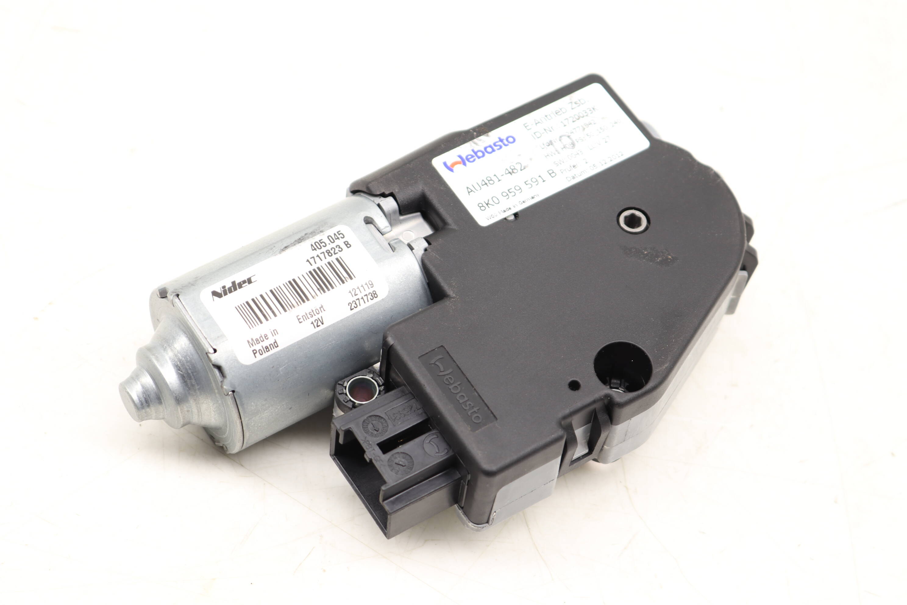 Audi Sunroof / Sun Roof Motor 8K0959591B