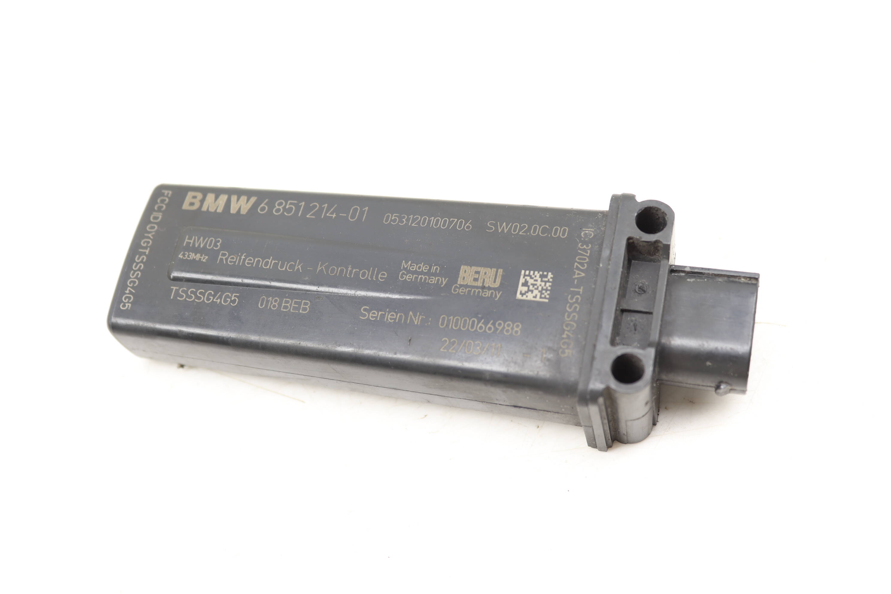 RDC / TPMS / TIRE PRESSURE MONITORING MODULE - BMW 528I XDRIVE