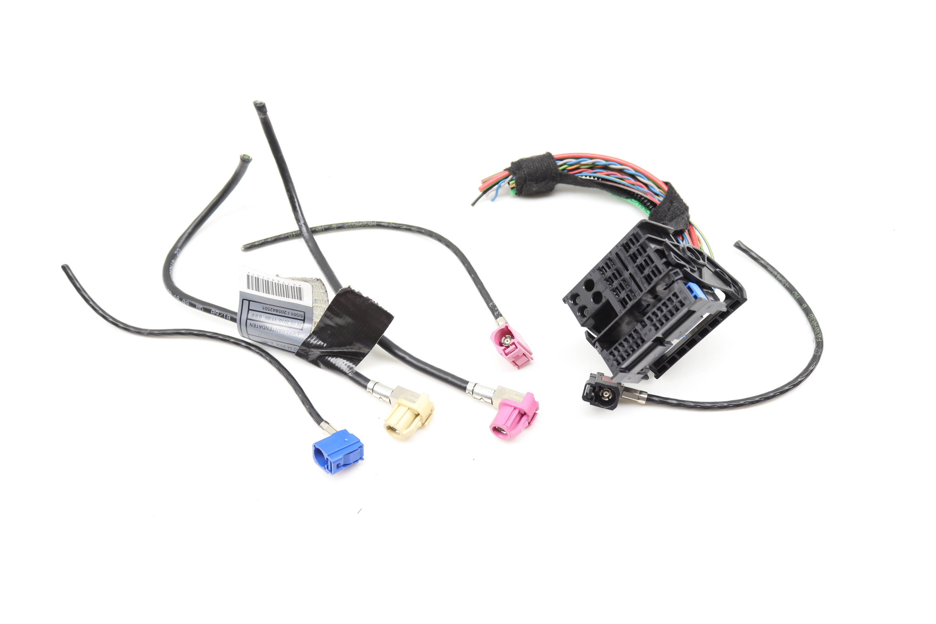 BMW Radio / Stereo Infotainment Unit Wiring Connector Set