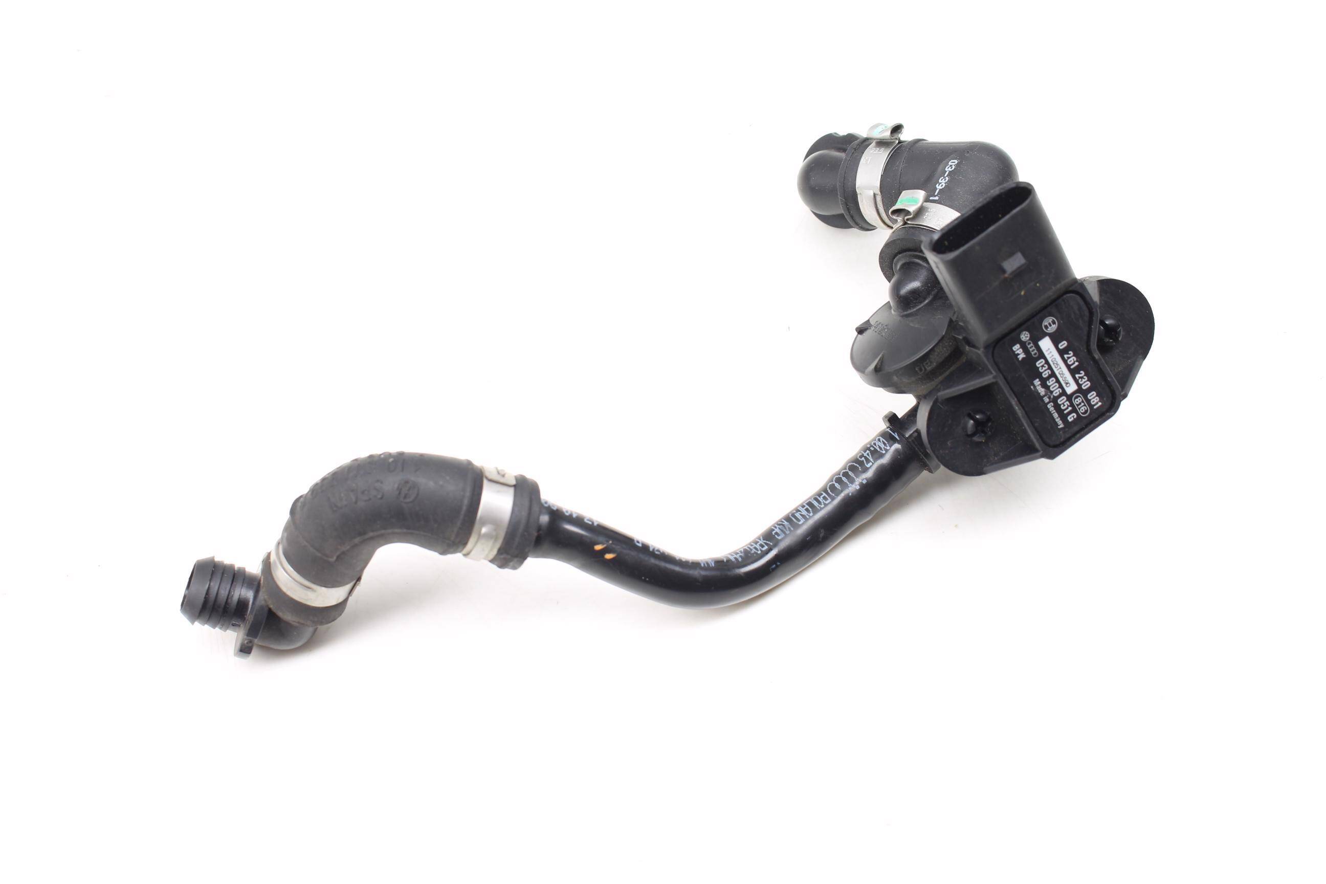 Audi Brake Booster Vacuum Hose / Line W/ Pressure Sensor