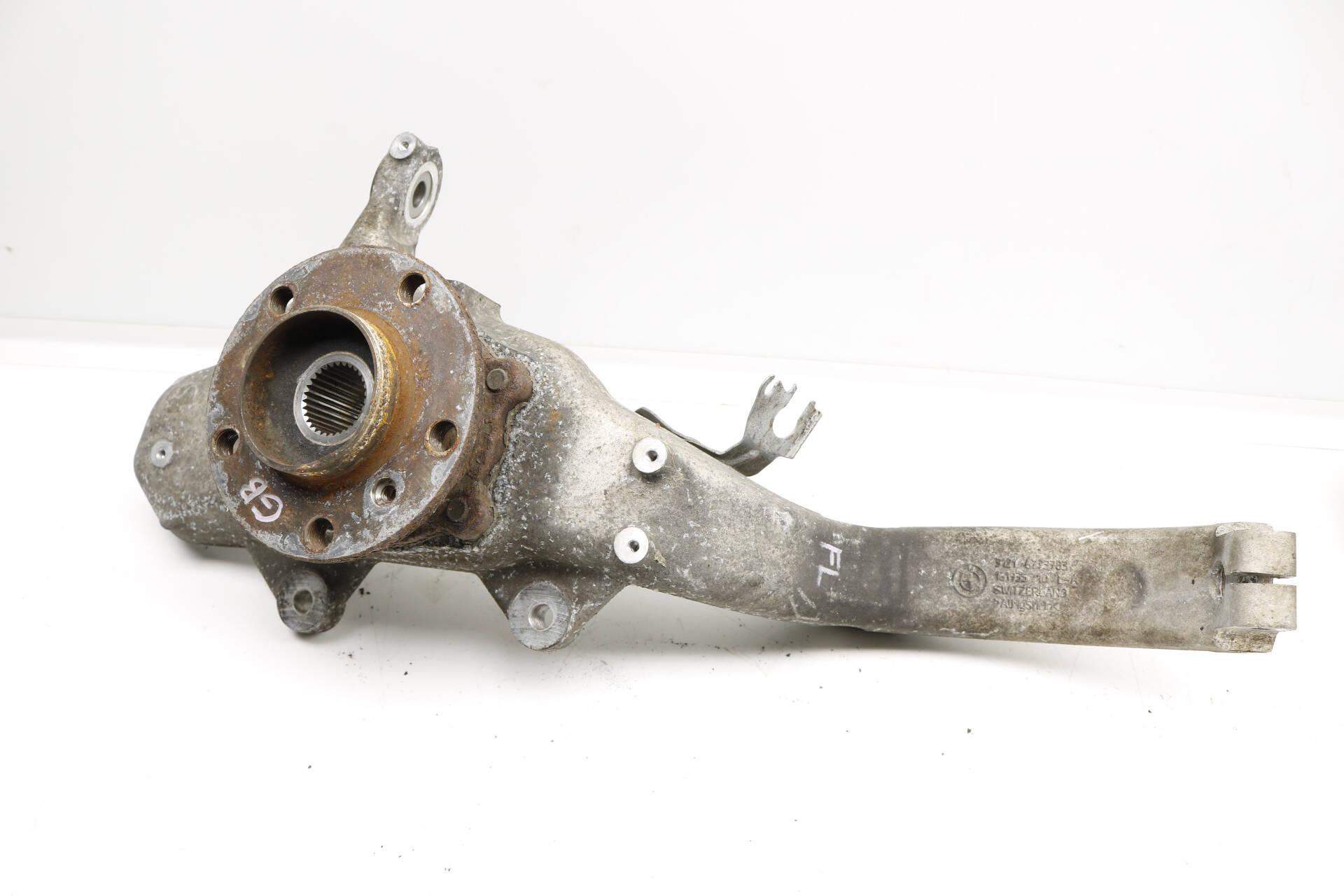 BMW Front Left Spindle Knuckle W/ Wheel Bearing 31216773783