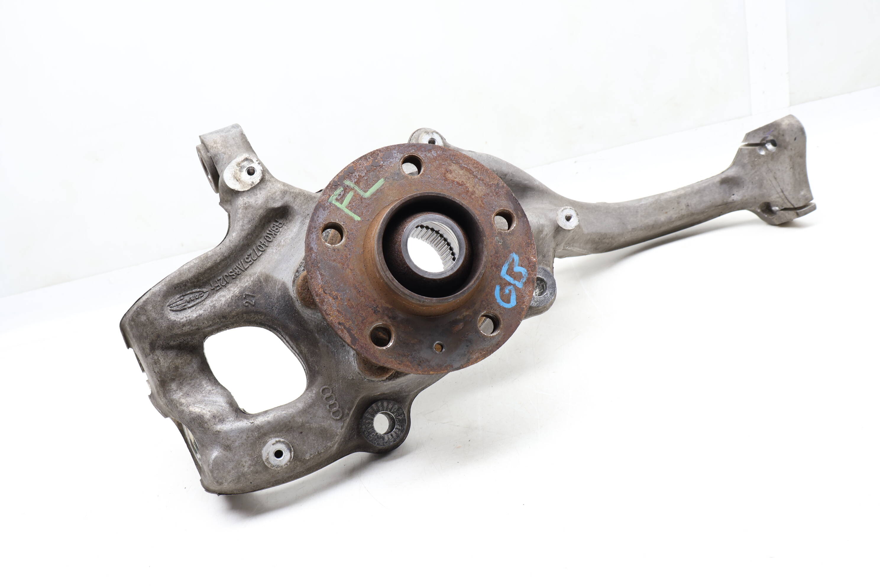 Audi Front Left Spindle Knuckle W/ Wheel Bearing 4G0407241C