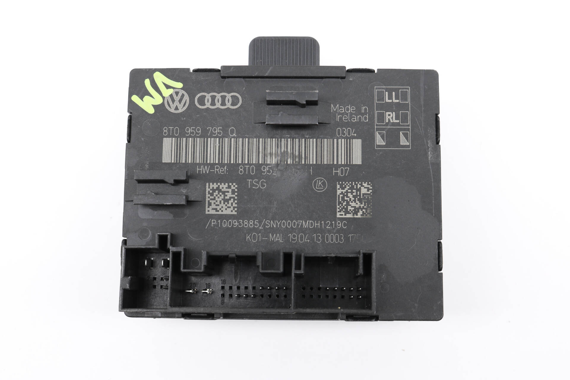 REAR - DOOR / WINDOW CONTROL MODULE - AUDI A4 A5 S4 S5 - 8T0959795Q
