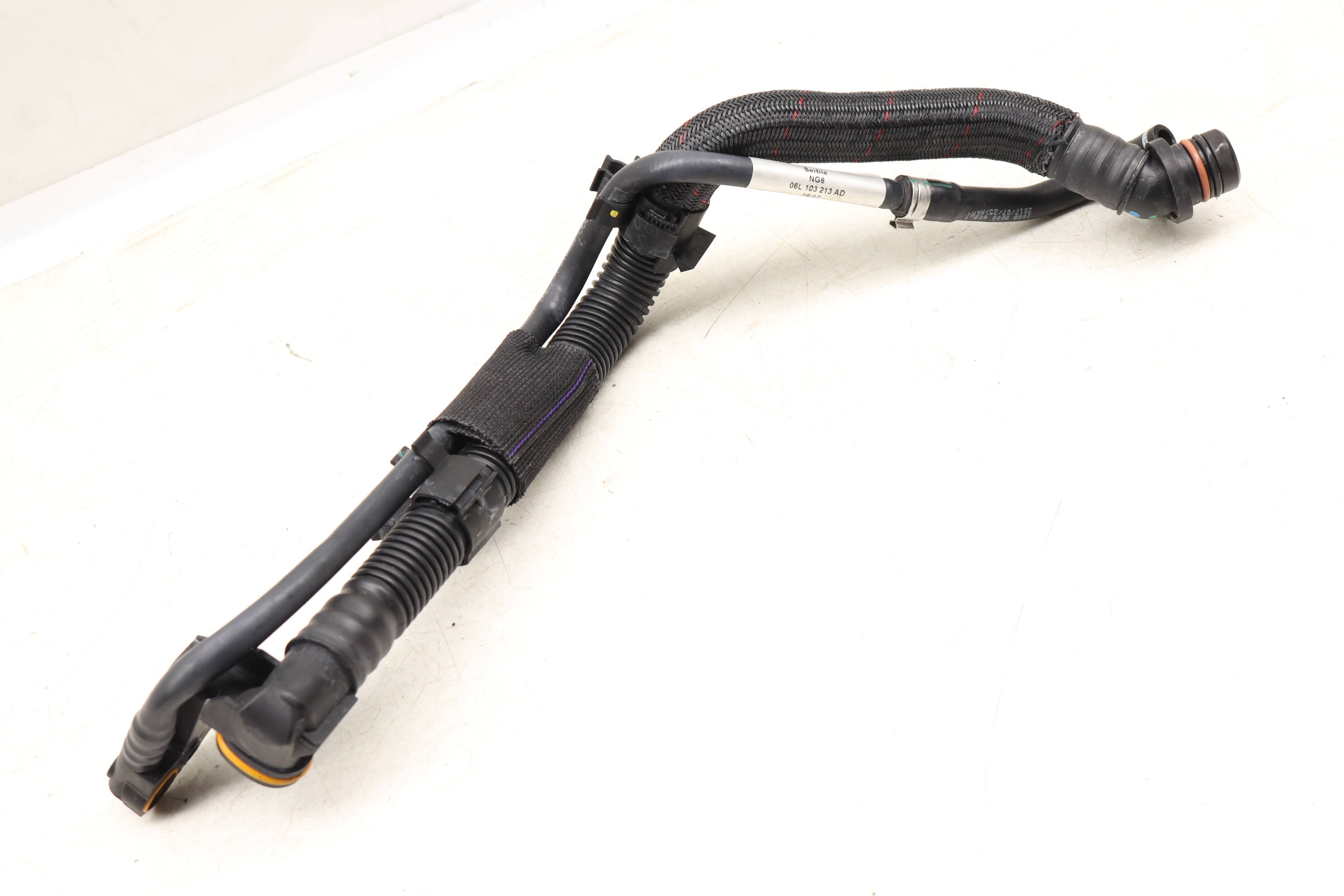 Audi Engine Breather Hose / Vent Tube 06L103213AD