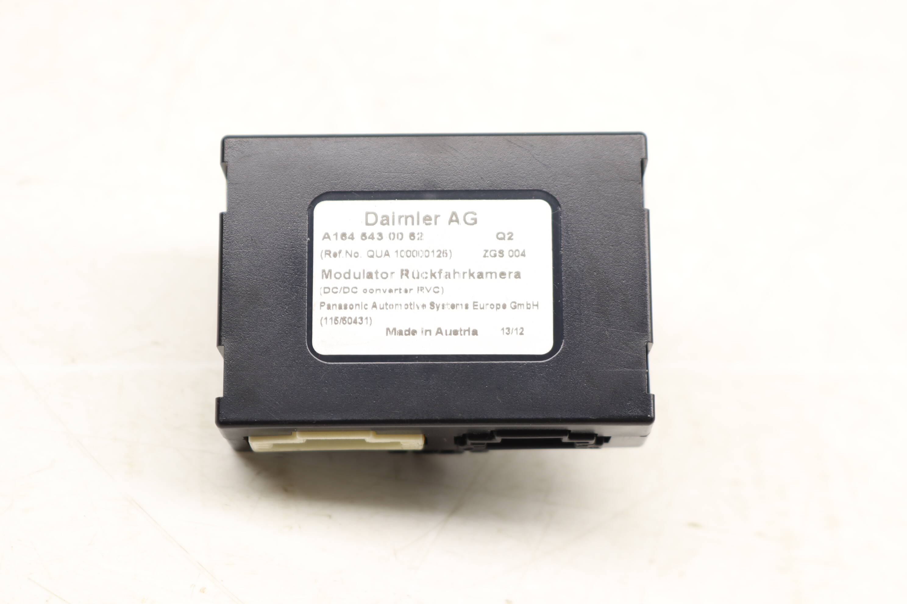 Mercedes-Benz Rear View / Backup Camera Control Module 1645430062