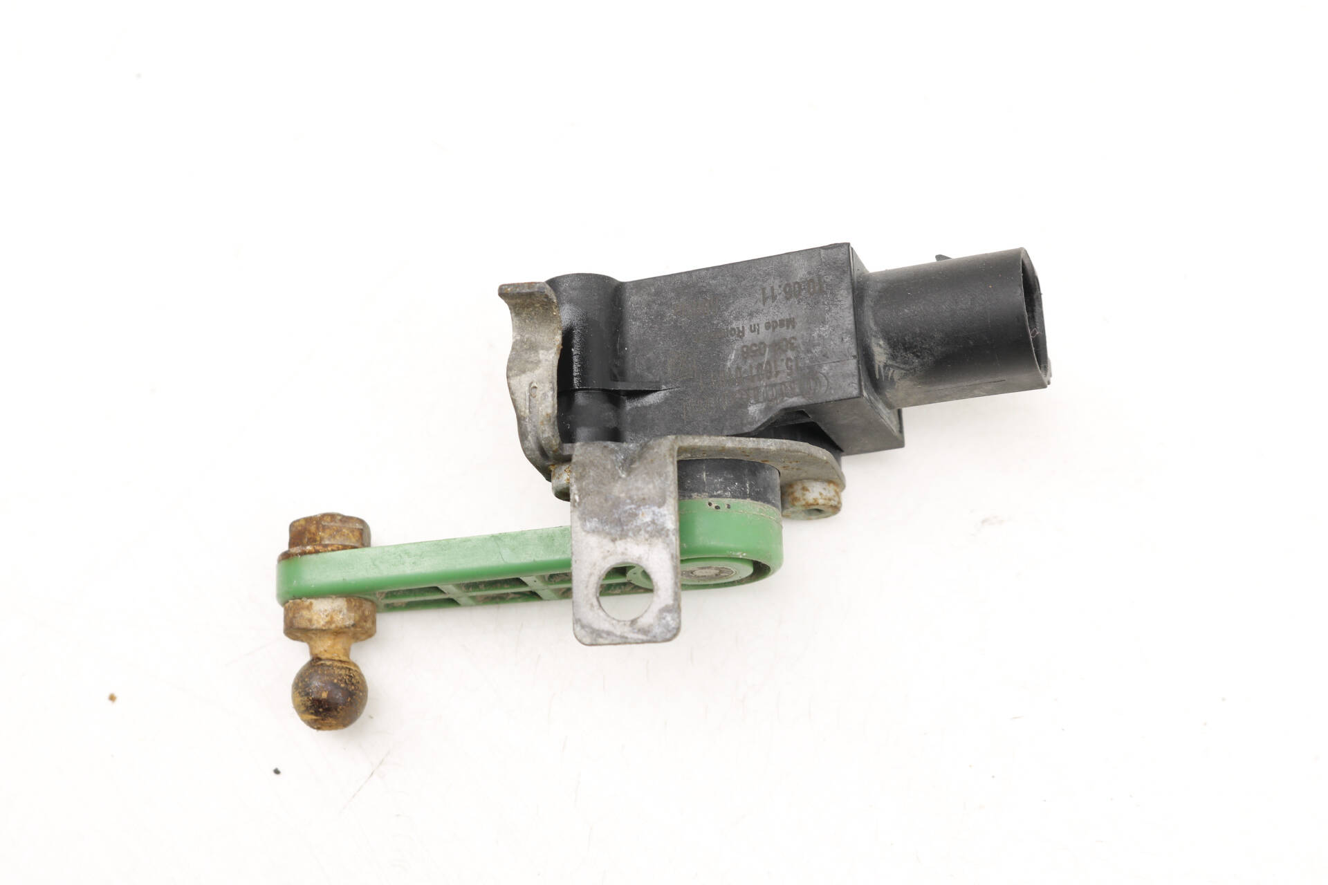 FRONT LEFT - HEADLIGHT / SUSPENSION LEVEL SENSOR - PORSCHE CAYENNE VW