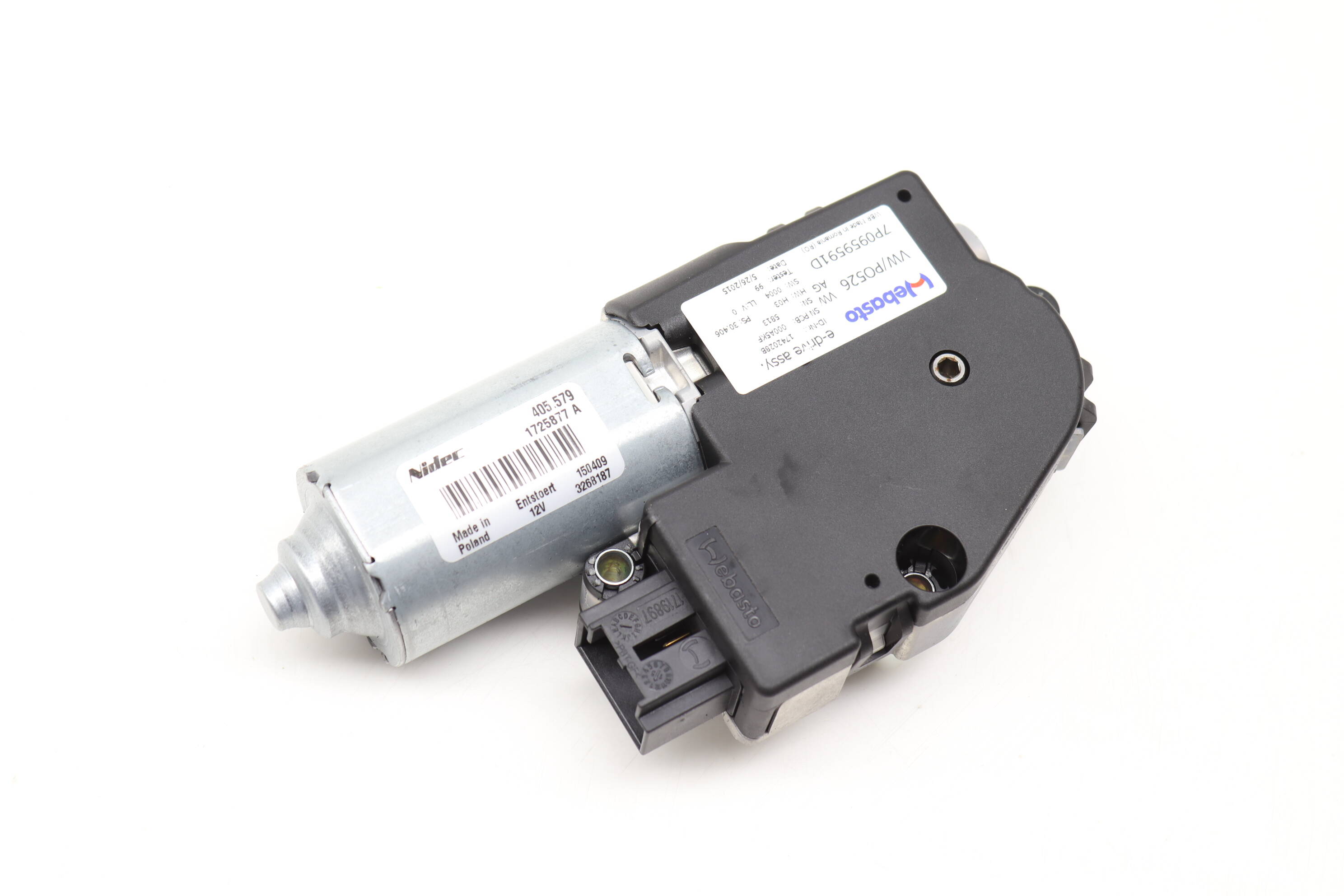 VW Front Sunroof / Sun Roof Motor (Touareg) 7P0959591D