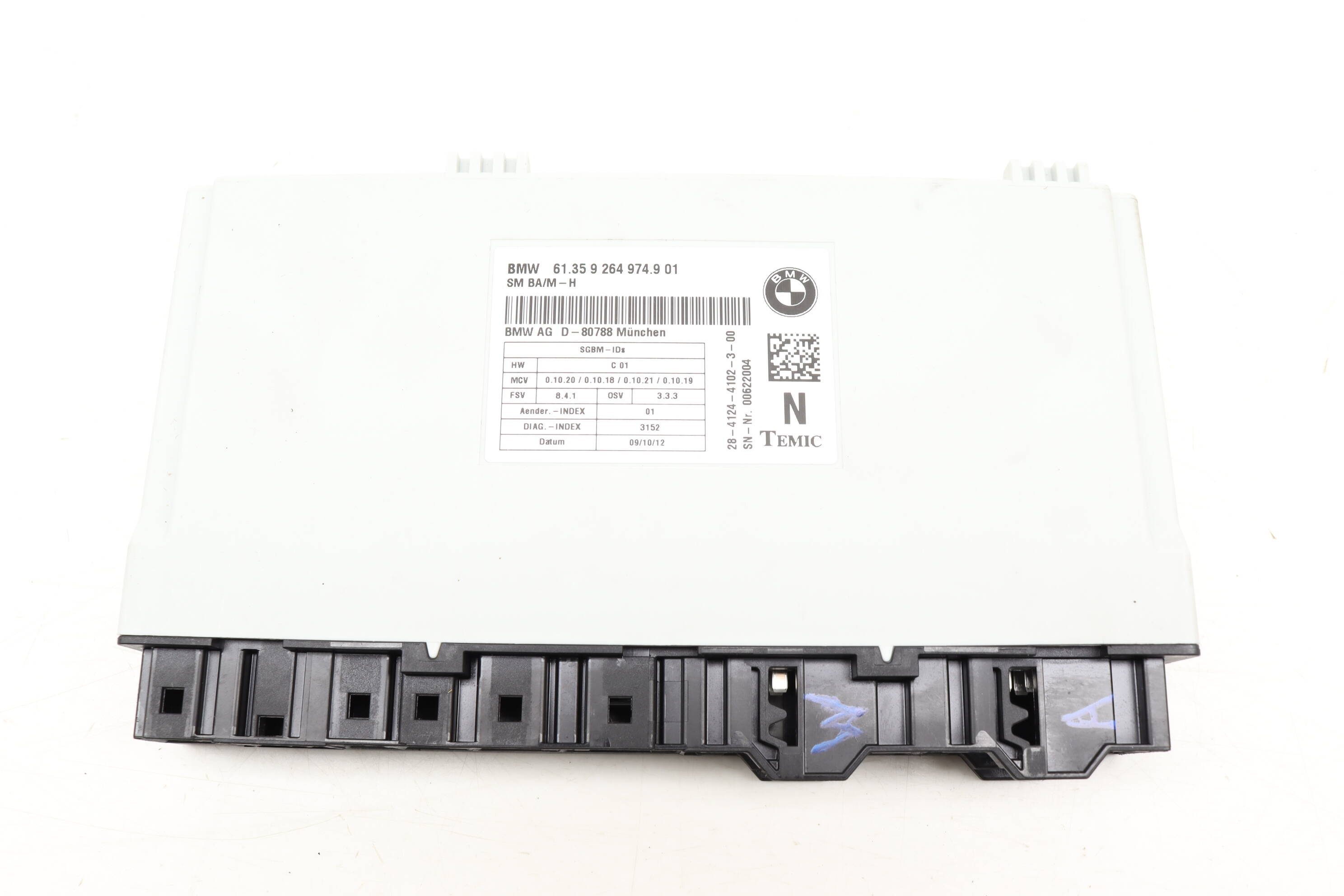 BMW Front Left Seat Control Module 61359264974