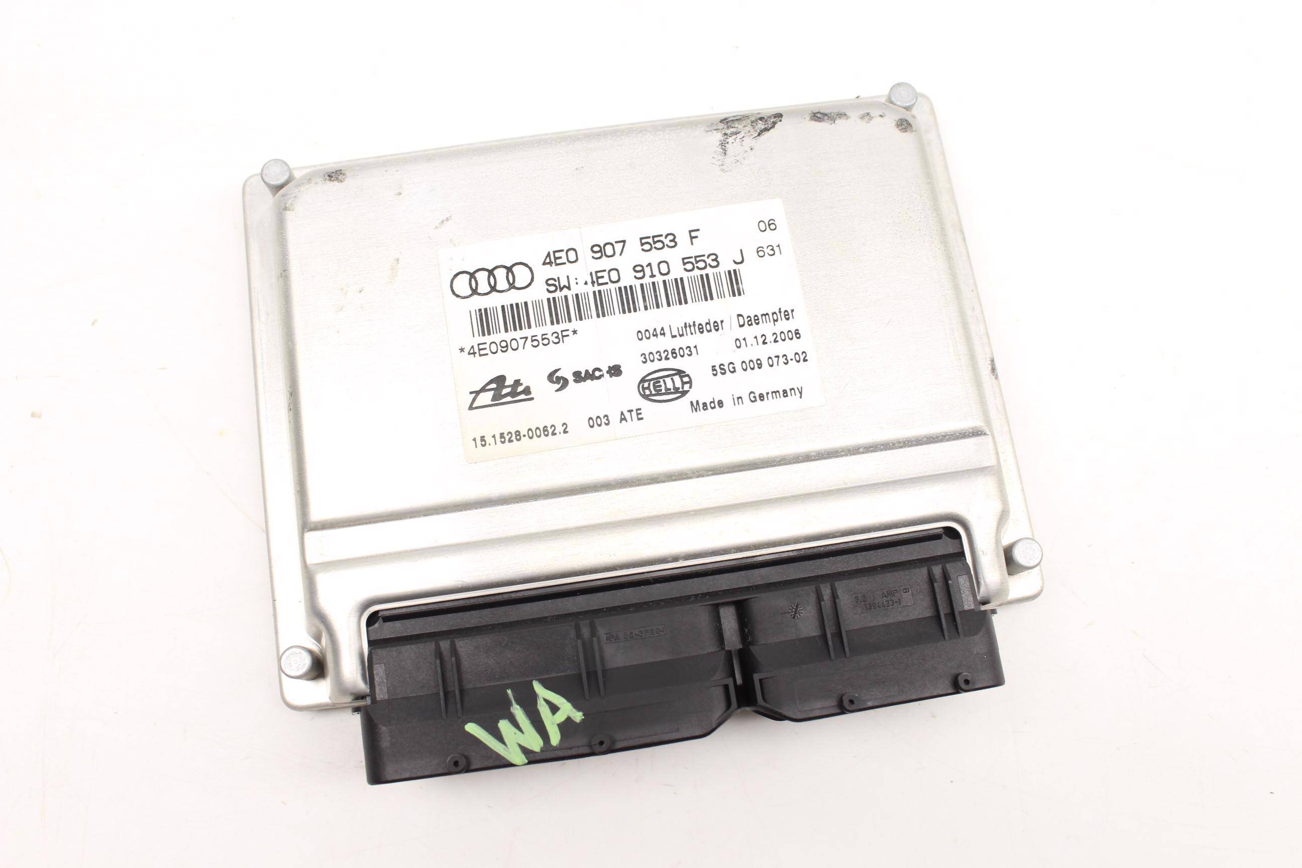 AIR SUSPENSION LEVELING CONTROL MODULE / COMPUTER - AUDI A8 S8