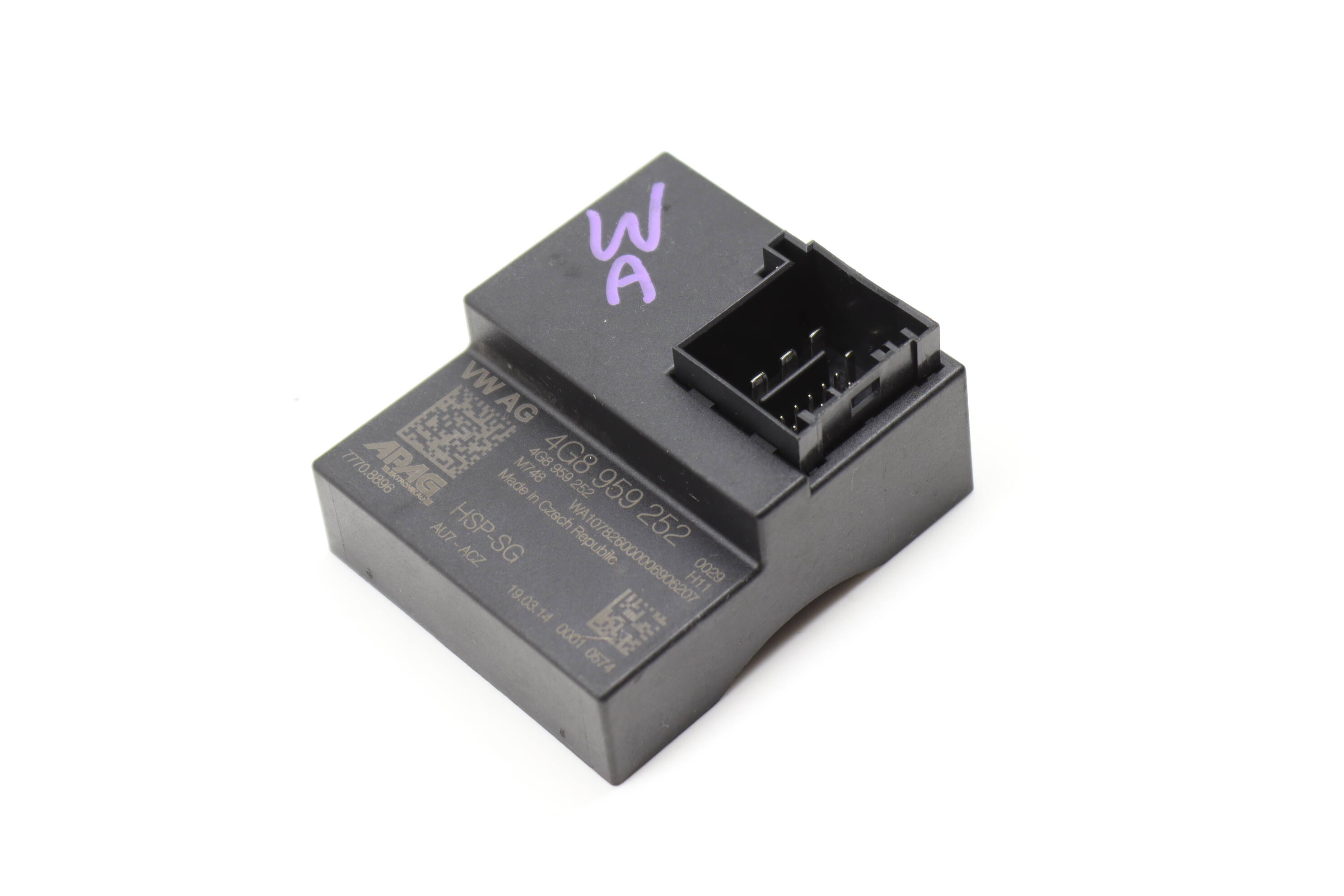 Audi Rear Electric Spoiler Control Module 4G8959252