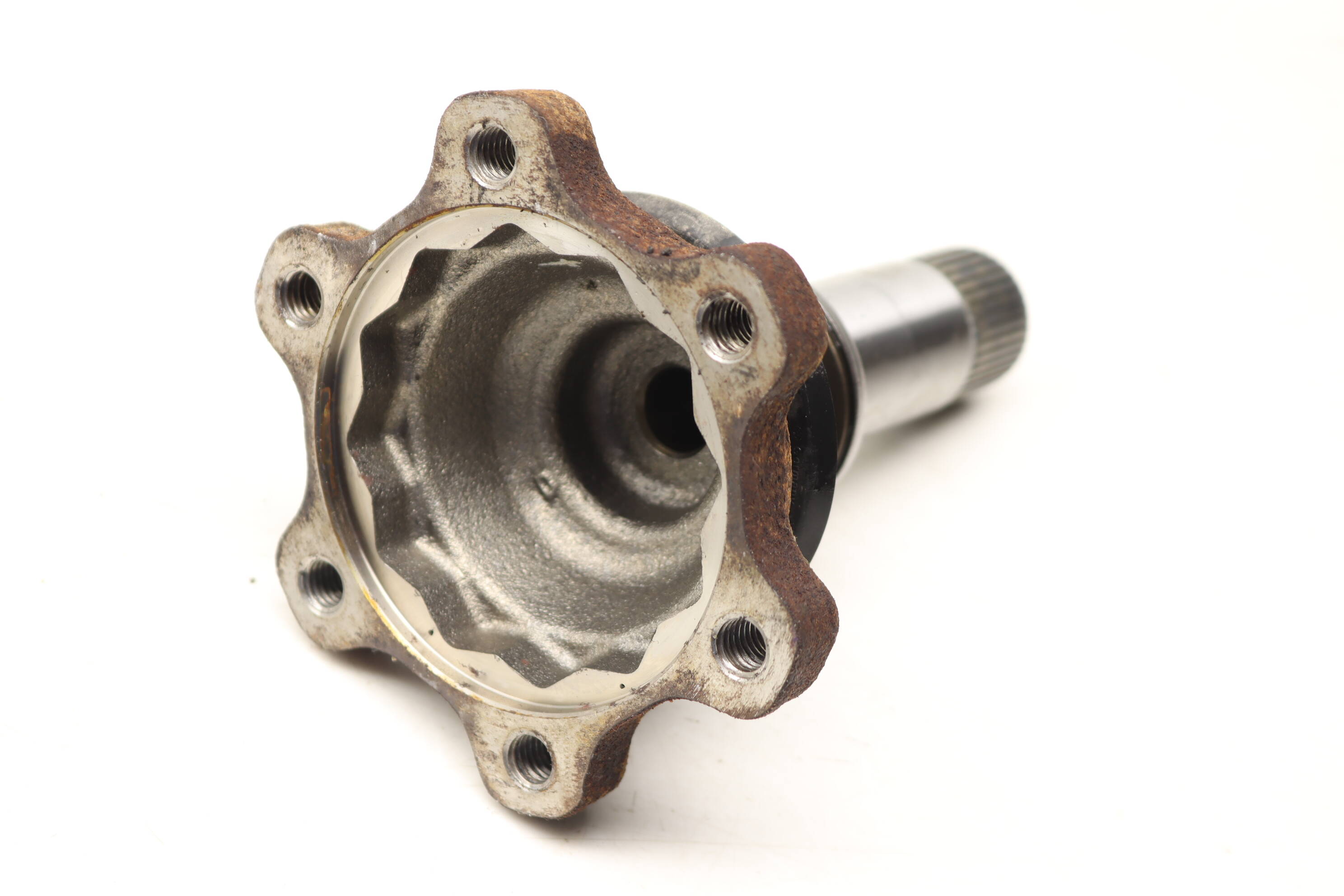 RIGHT - TRANSMISSION AXLE FLANGE SHAFT - 02E409344A