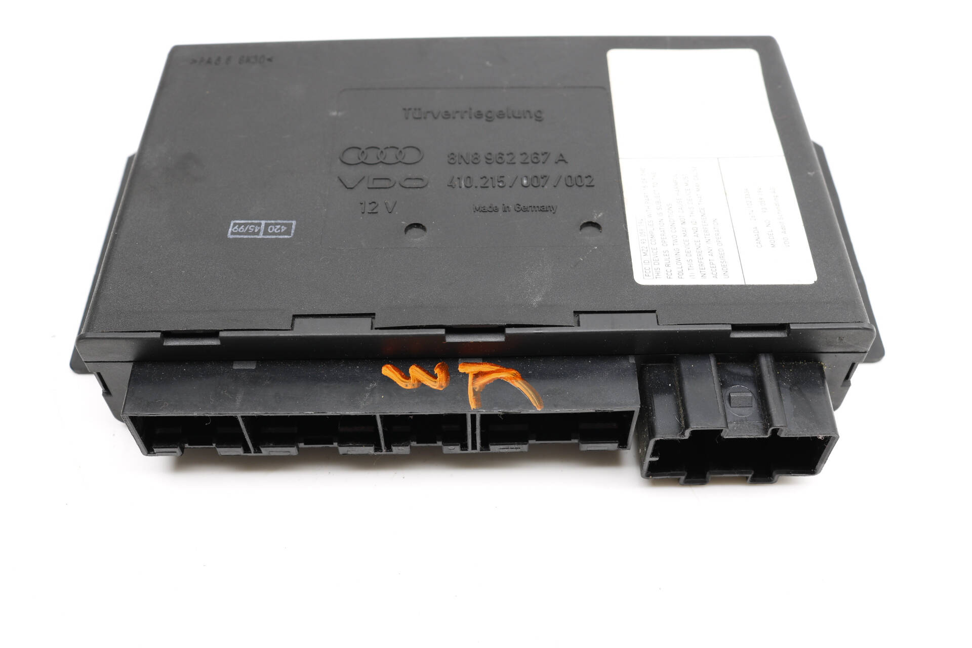 COMFORT CONTROL MODULE / CCM - AUDI TT - 8N8962267A