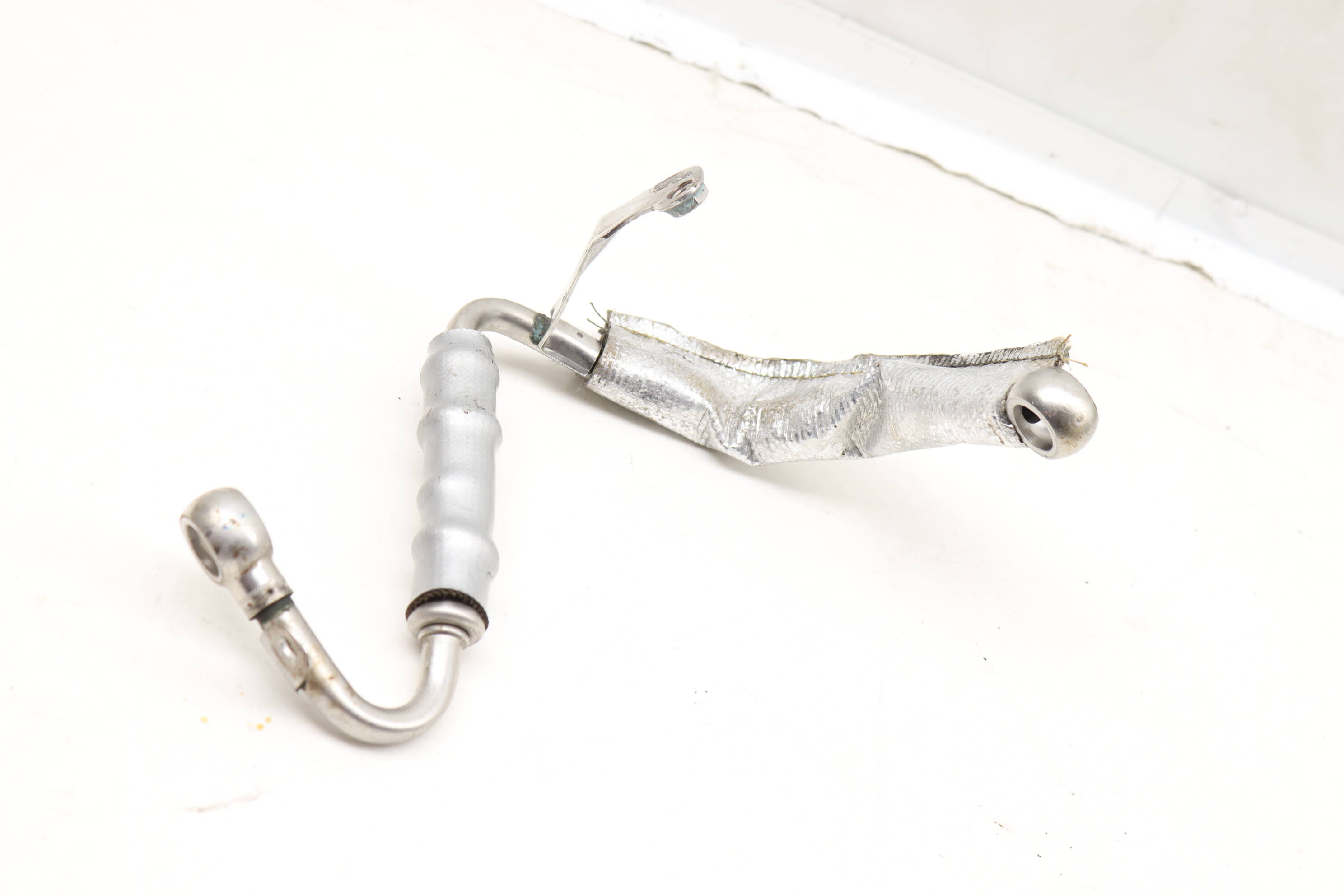 Audi Turbo Coolant Supply Feed Line / Hose / Pipe 06H121497B