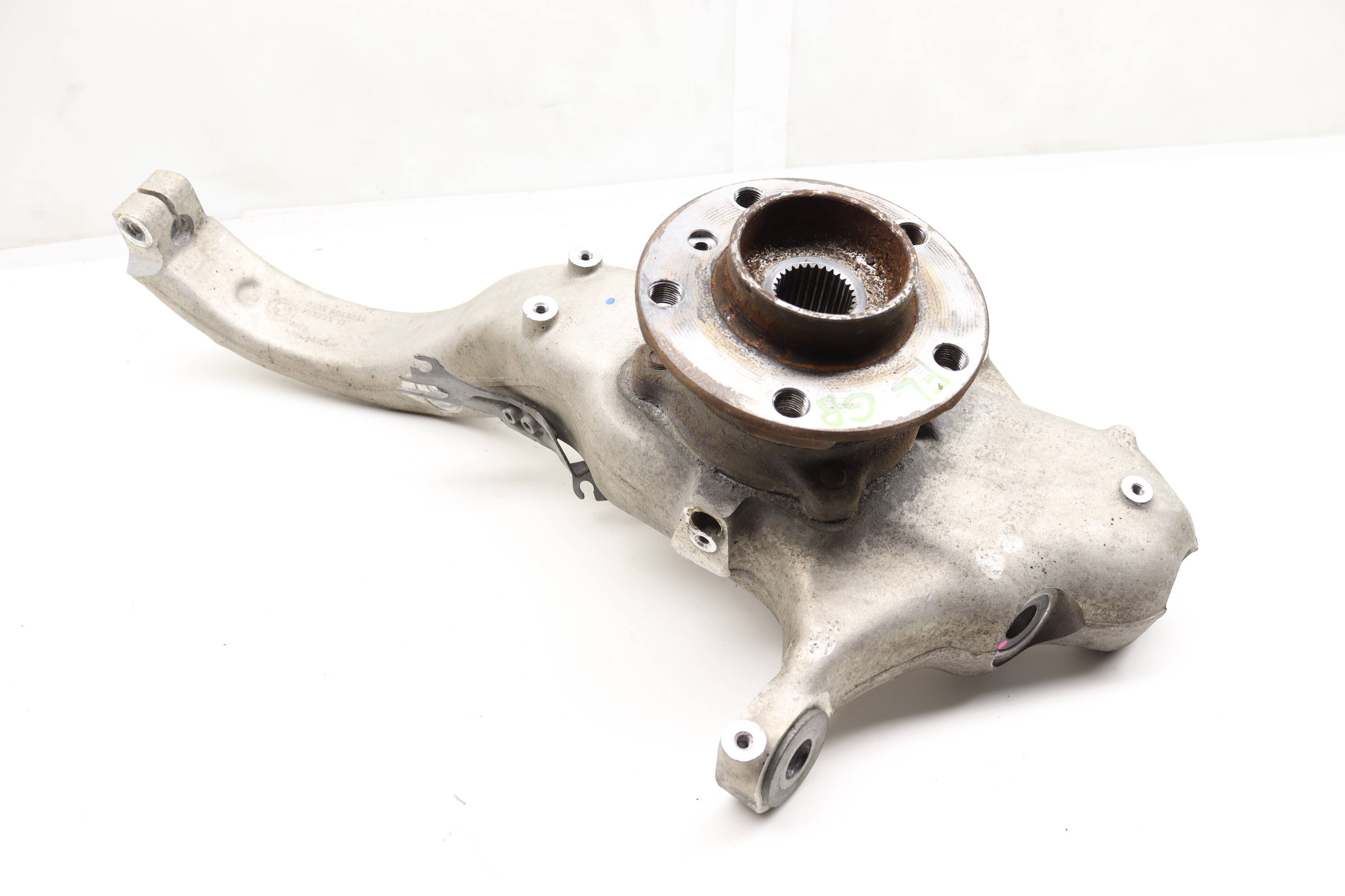 BMW Front Left Spindle Knuckle W/ Wheel Bearing 31216869869