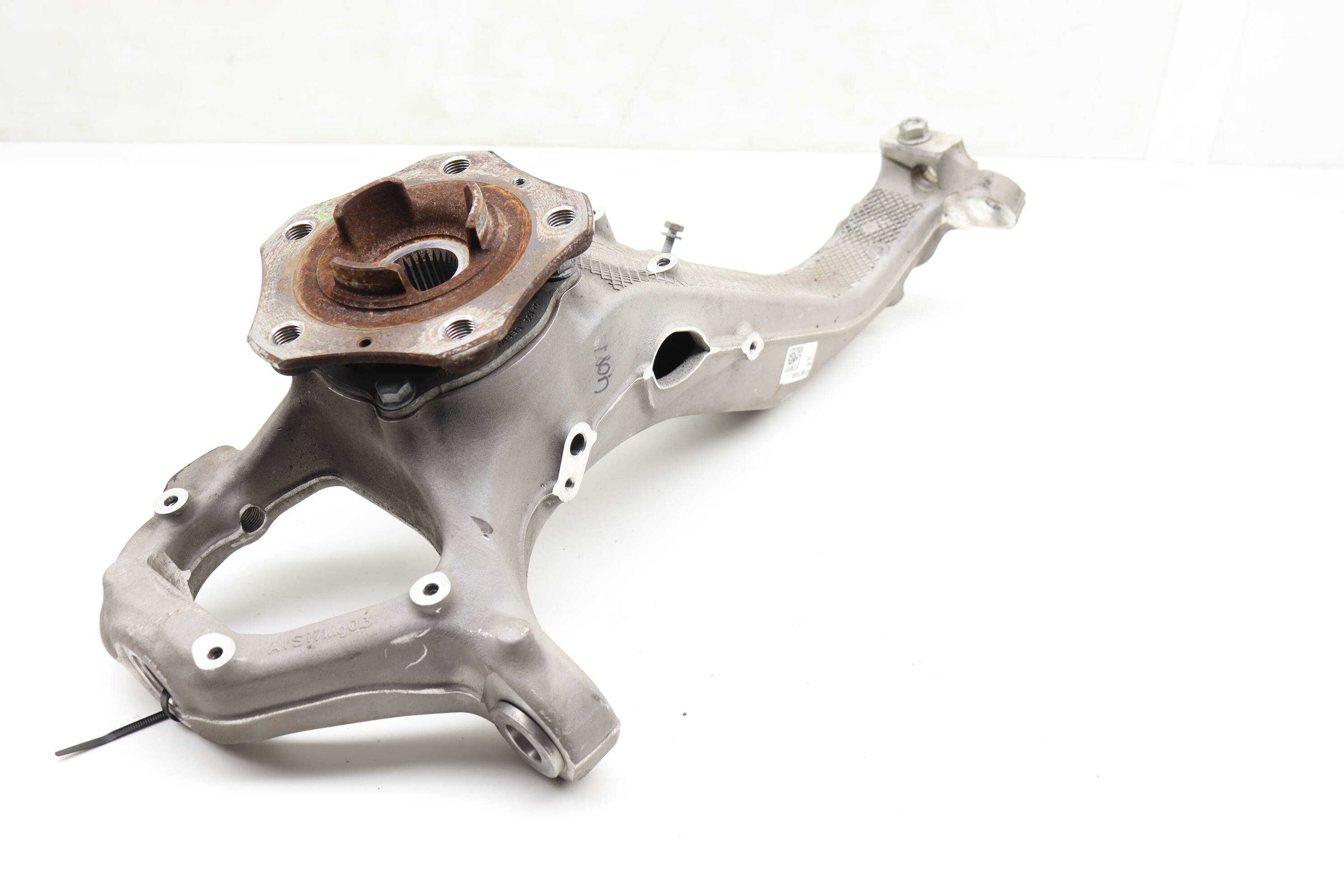 Porsche Front Left Spindle Knuckle W/ Wheel Bearing 9J1407245B