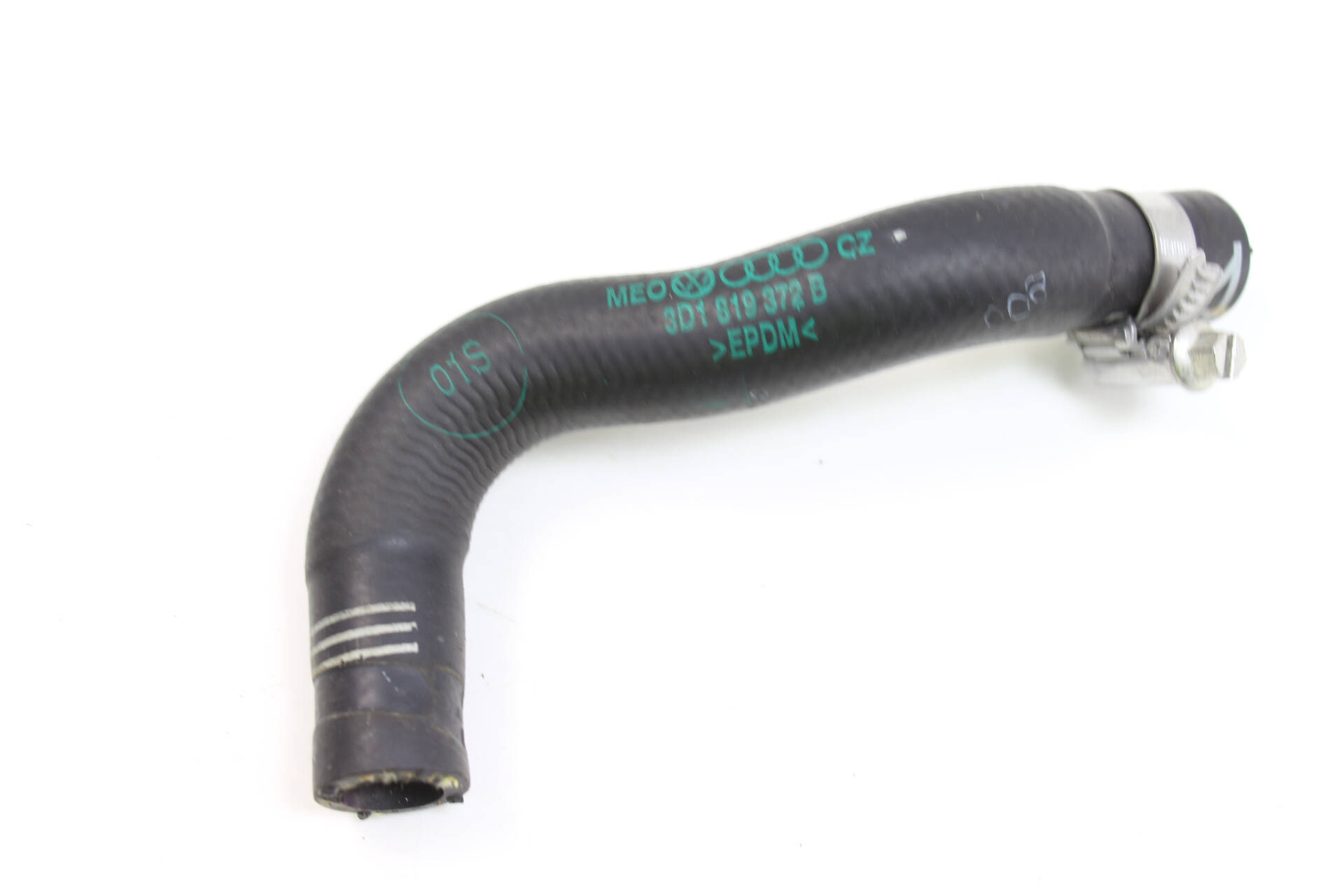 VW Right Heater Coolant Return Hose / Line (Phaeton) 3D1819372B