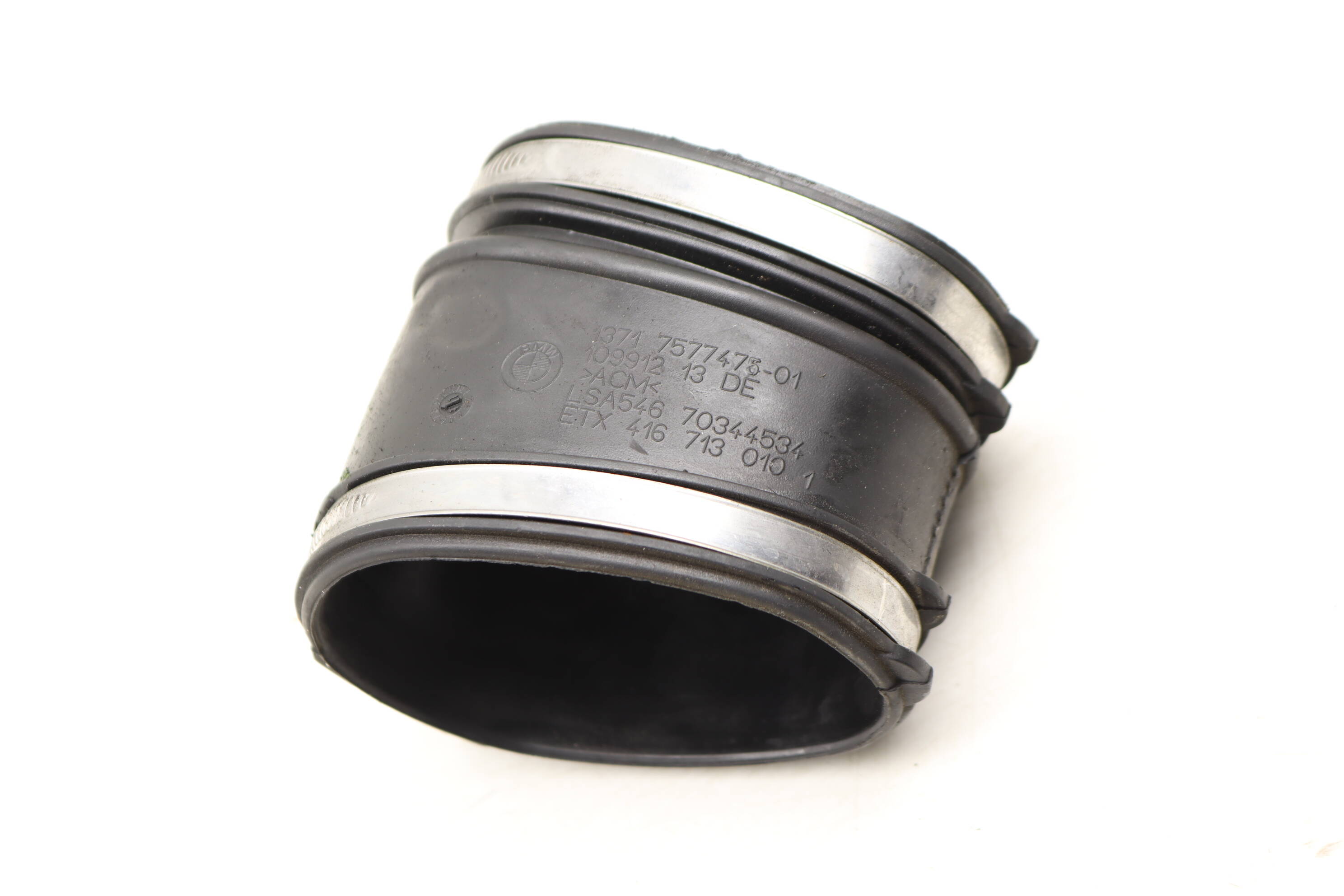 BMW Left Air Intake Duct / Rubber Boot 13717577475