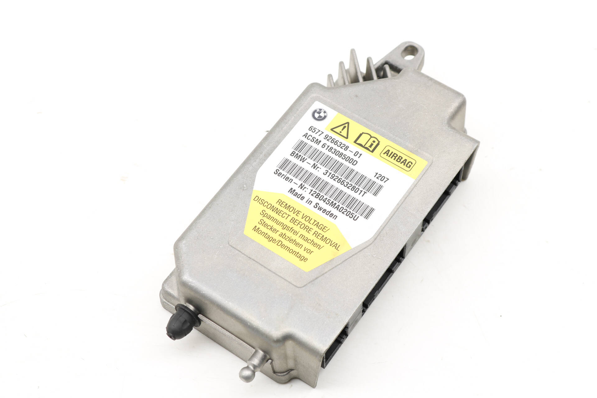 BMW Airbag / Air Bag Control Module 65779266328