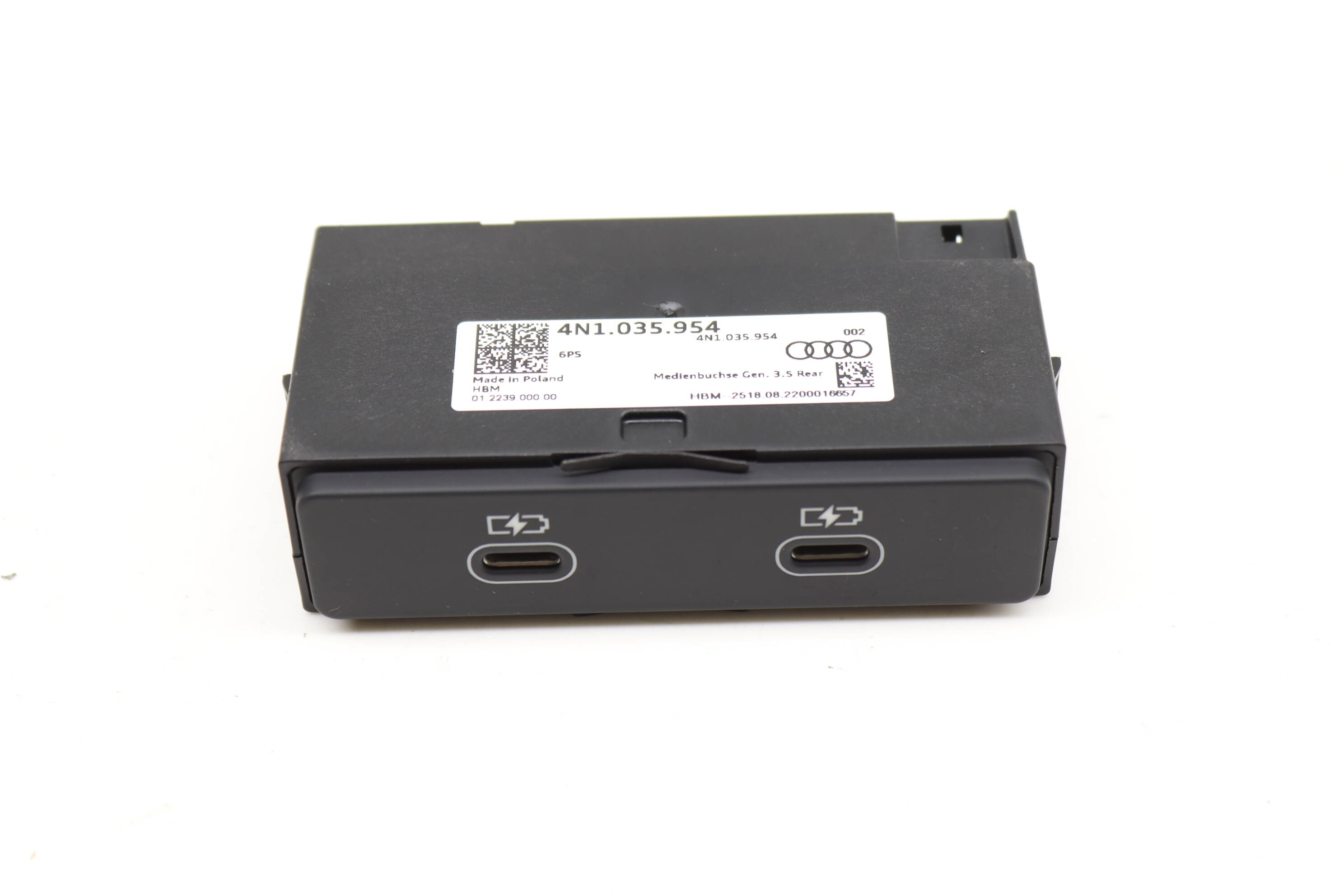 Audi Rear Dual Usb-C Port / Module PAD035954
