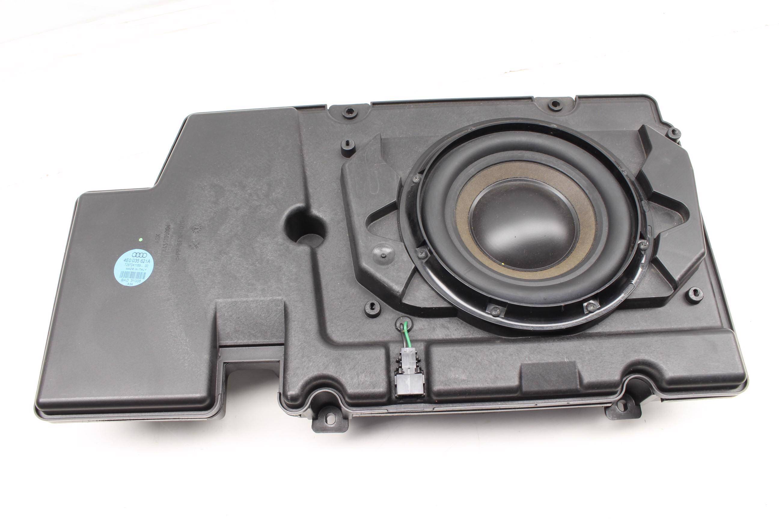 REAR - CENTER BANG & OLUFSEN WOOFER / SPEAKER - AUDI A8 S8