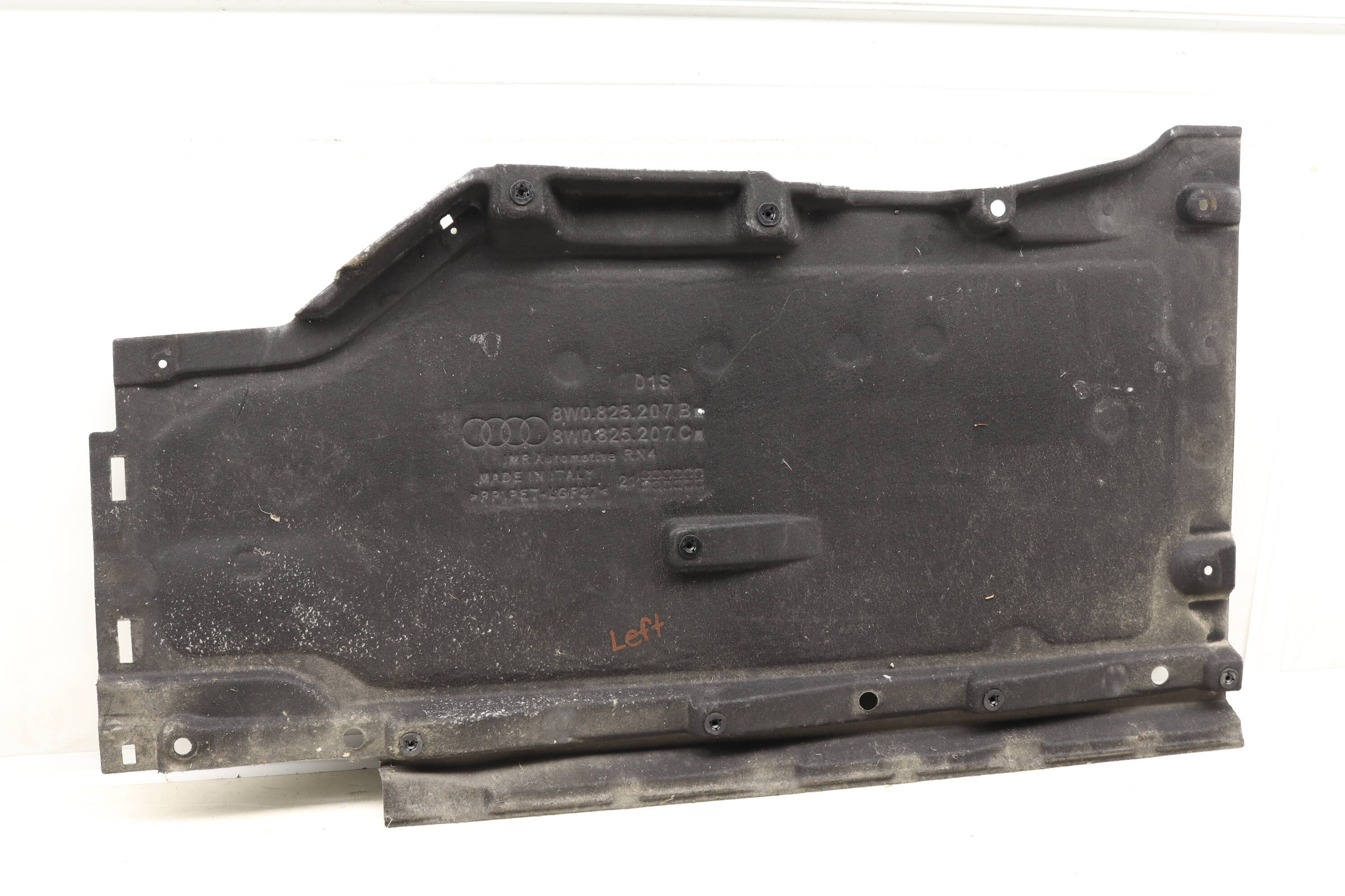 Audi Left Underbody Shield Panel / Liner 8W0825207B