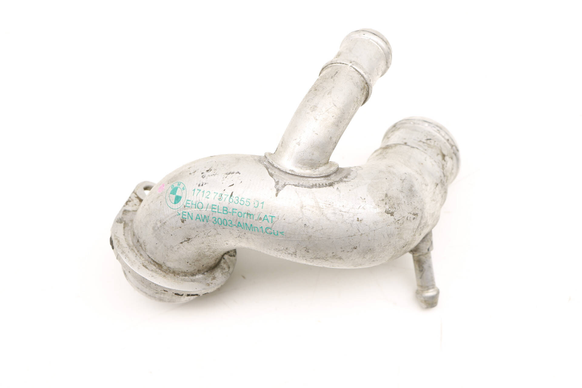 BMW Radiator Coolant Hose / Adapter / Pipe / Flange 17127576355