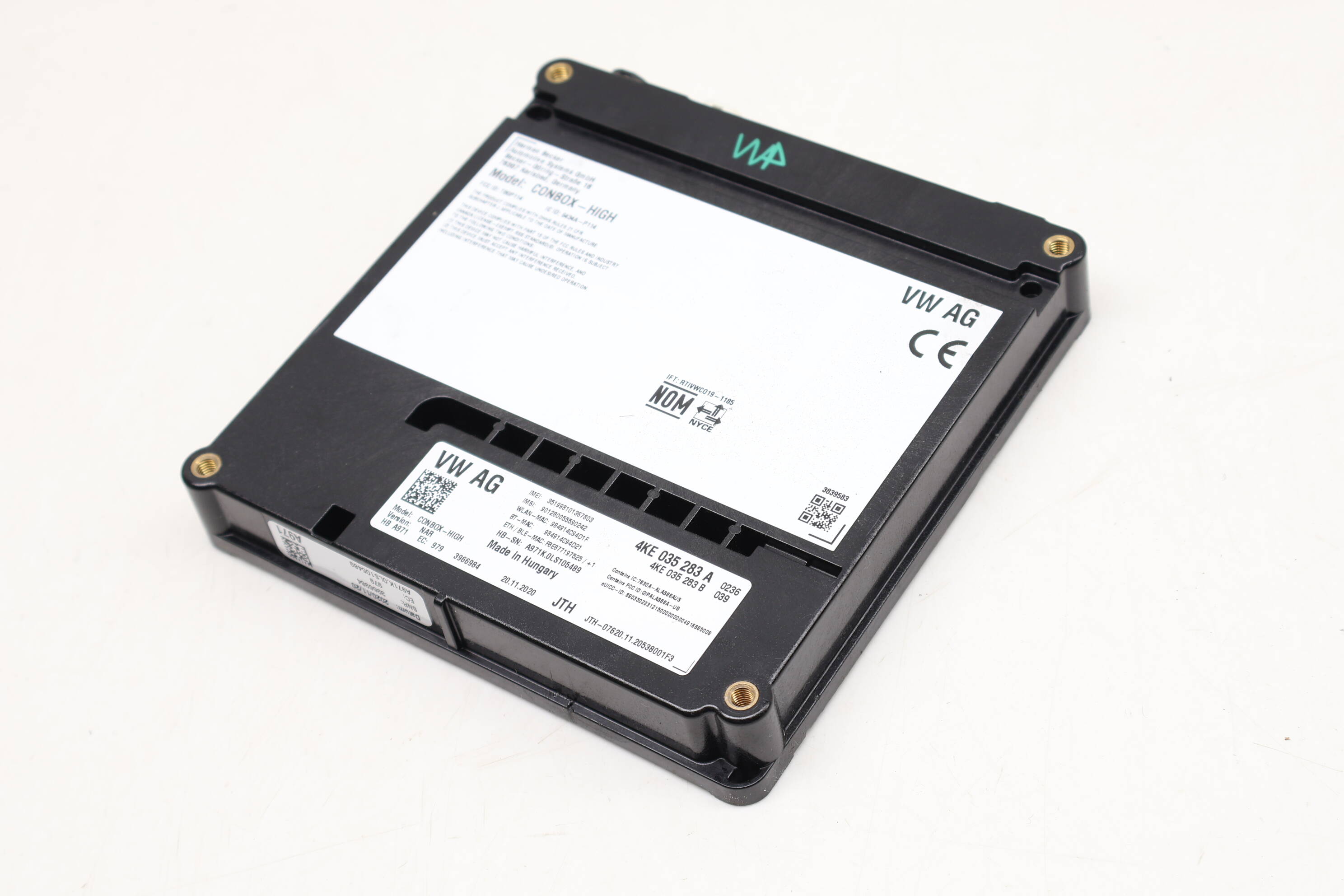 Audi Emergency Communication Control Module 4KE035283A