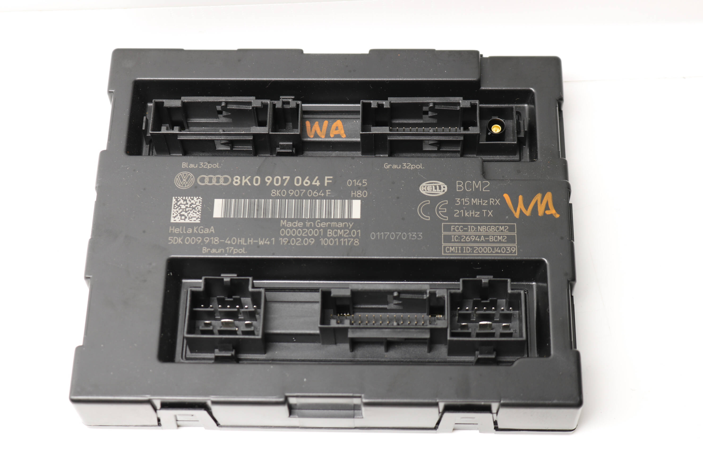 BODY / COMFORT CONTROL MODULE - AUDI A4 ALLROAD A5 Q5 RS5 S4