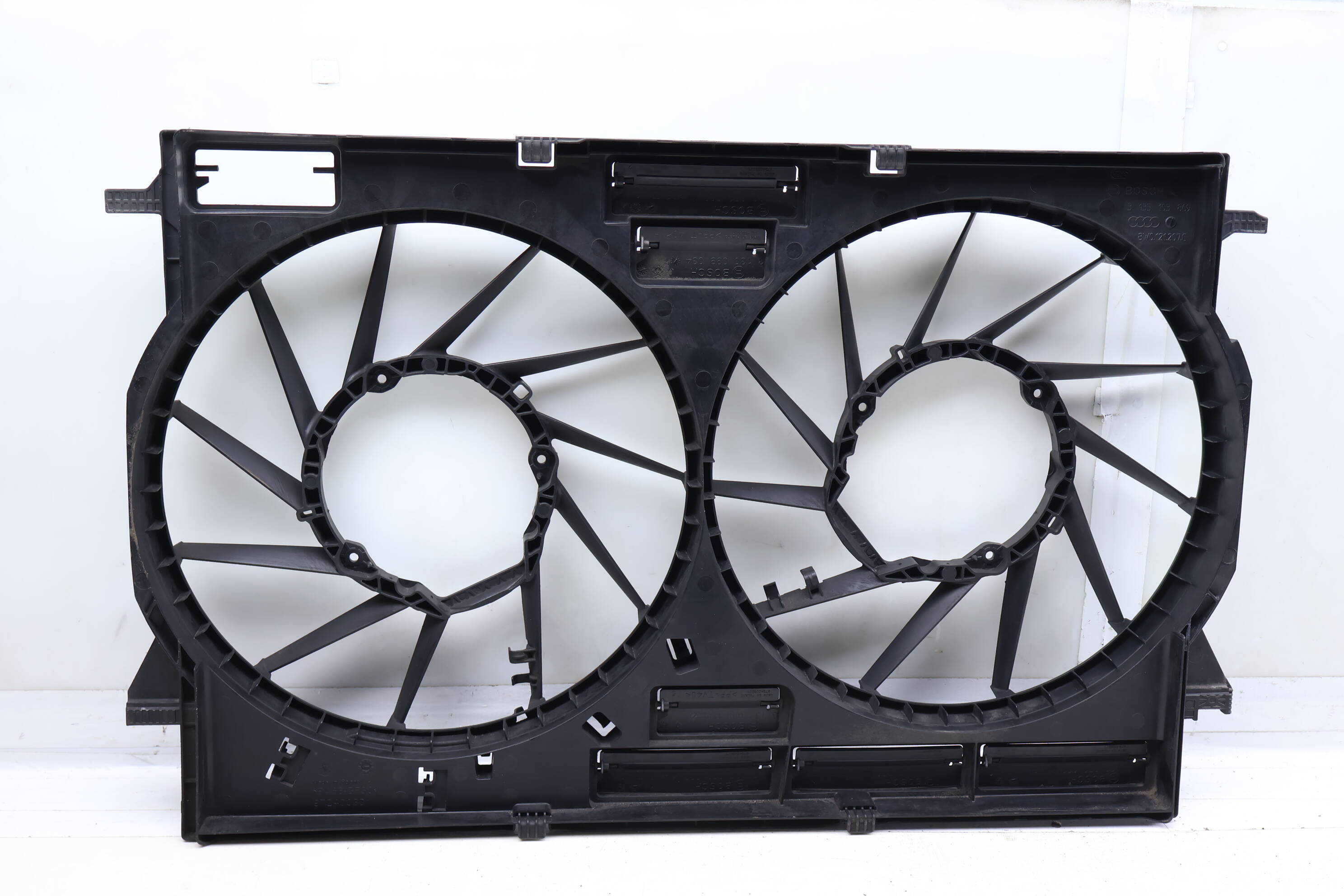 Audi Radiator Dual Fan Cowl / Housing 8W0121003D