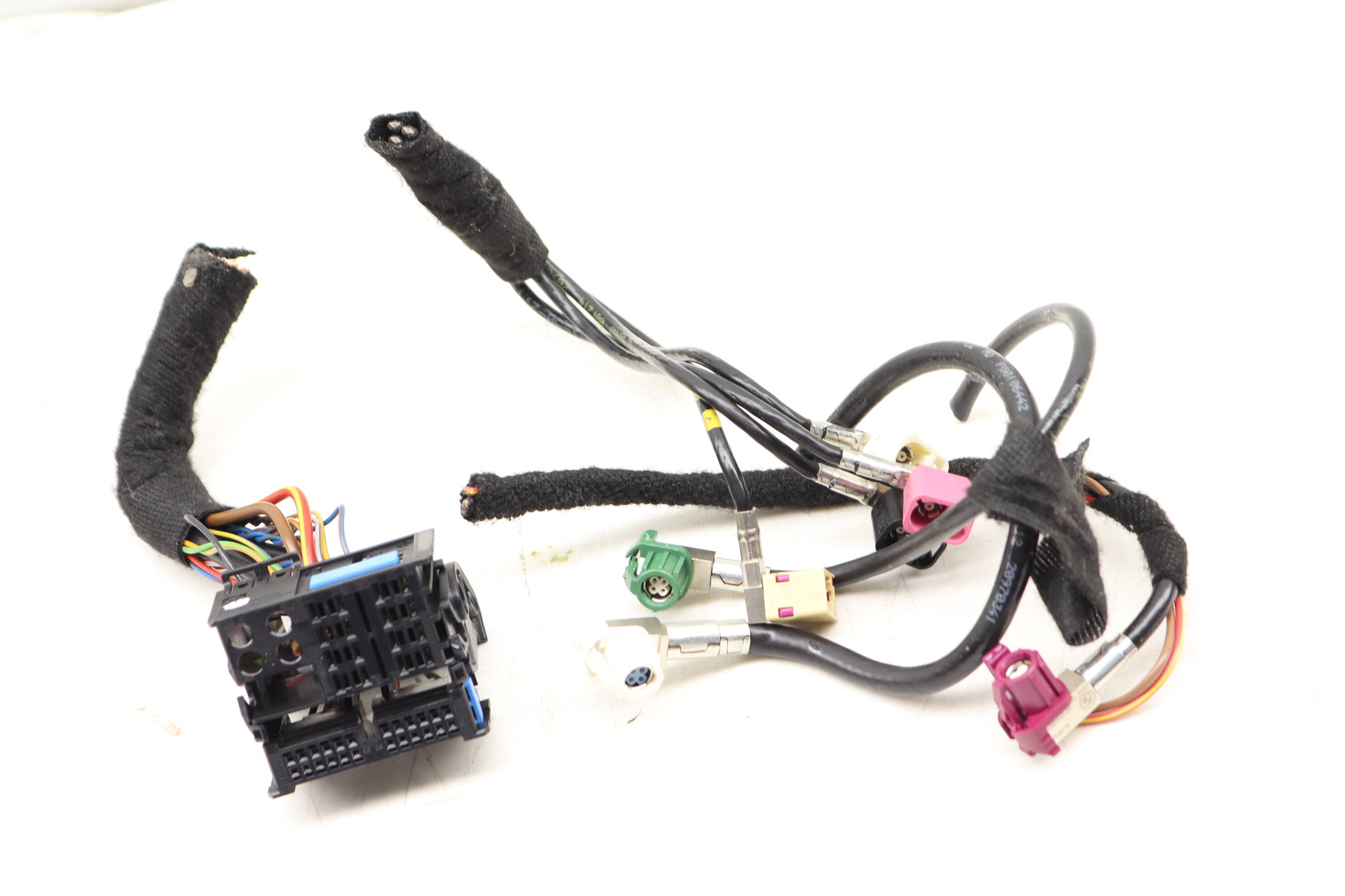 BMW Headunit / Head Unit Wiring Harness Connector / Pigtail Set