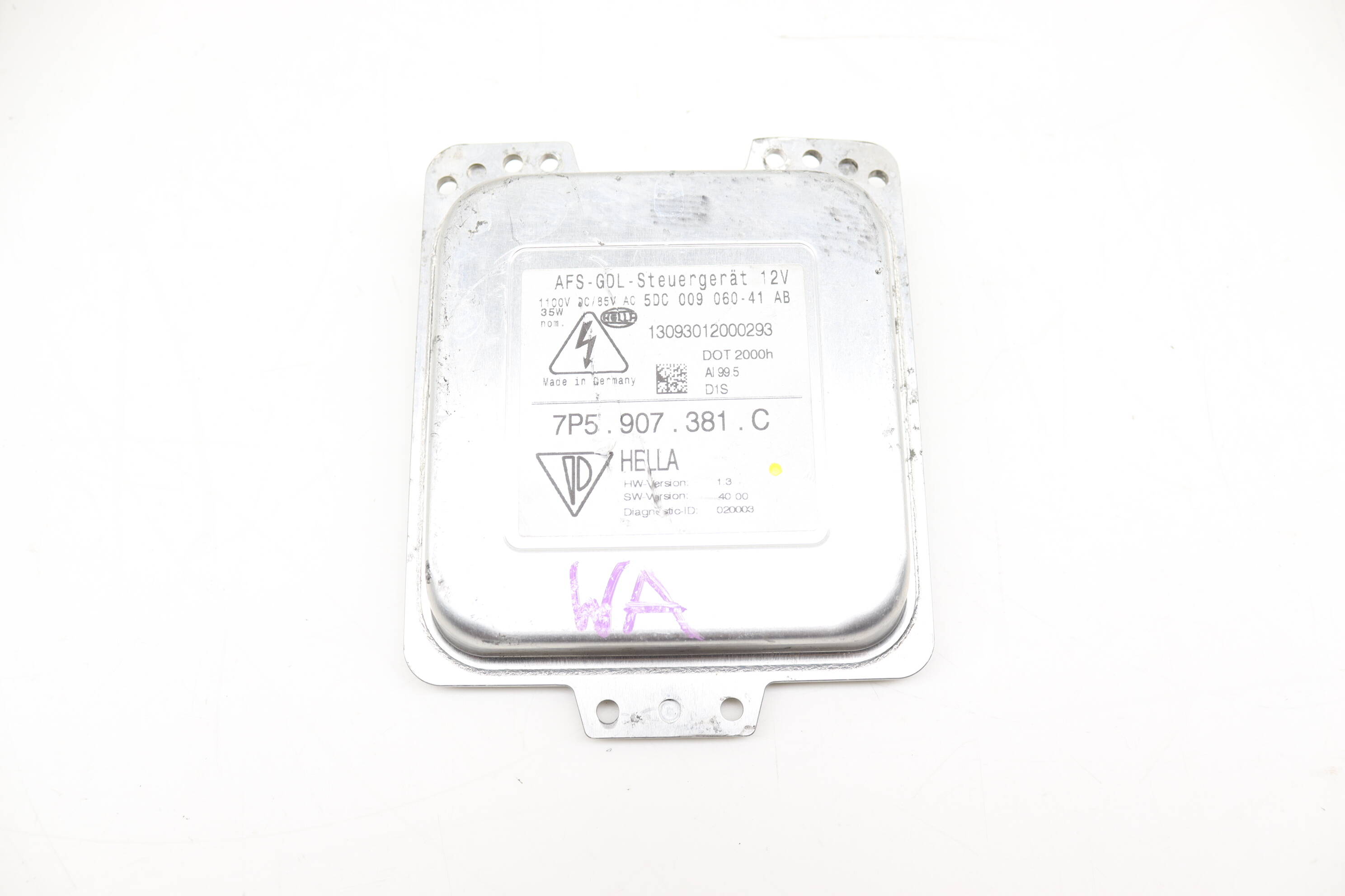 Porsche Headlight / Headlamp Control Module (Cayenne) 7P5907381C